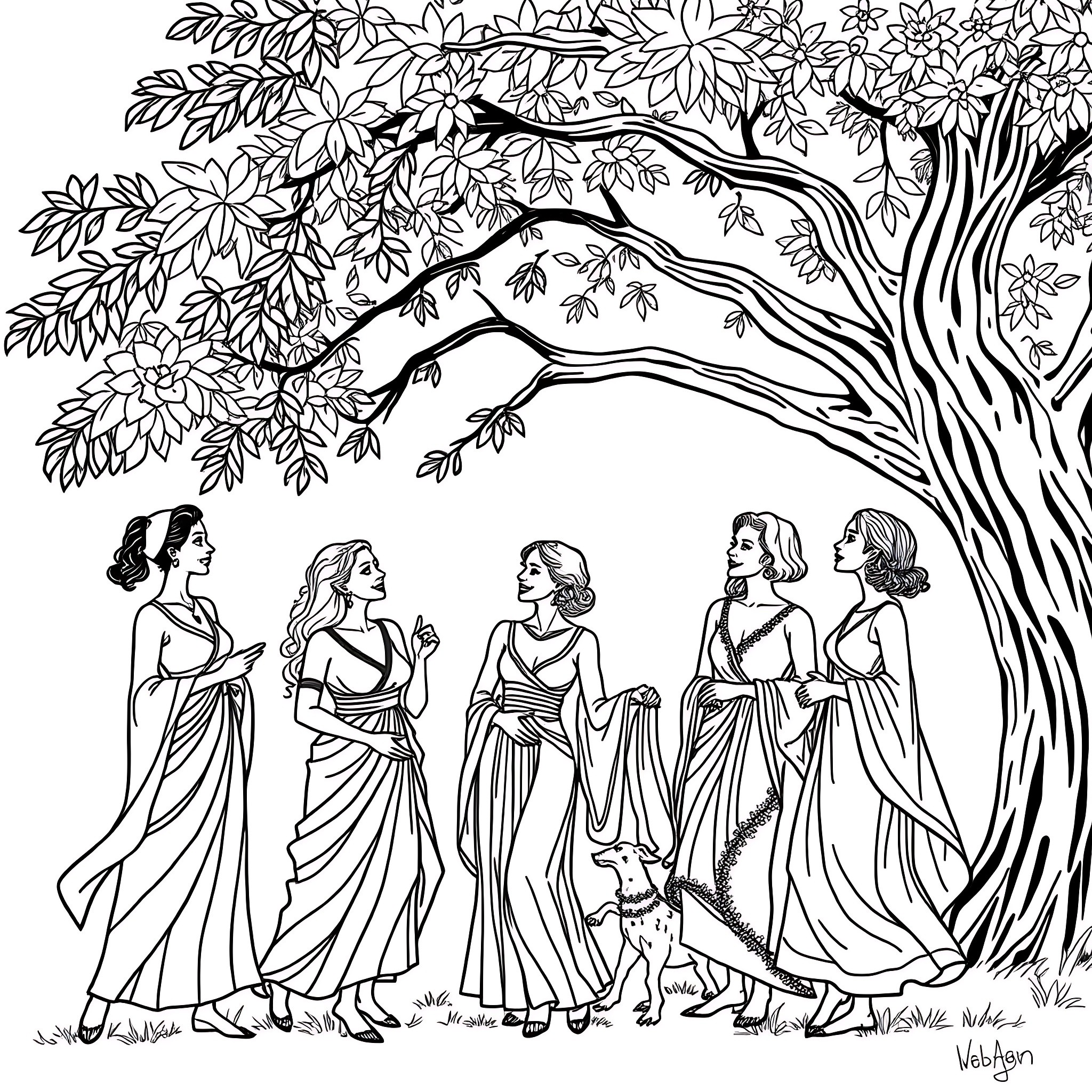 584 Best Woman Coloring Pages (Free Printable PDFs)