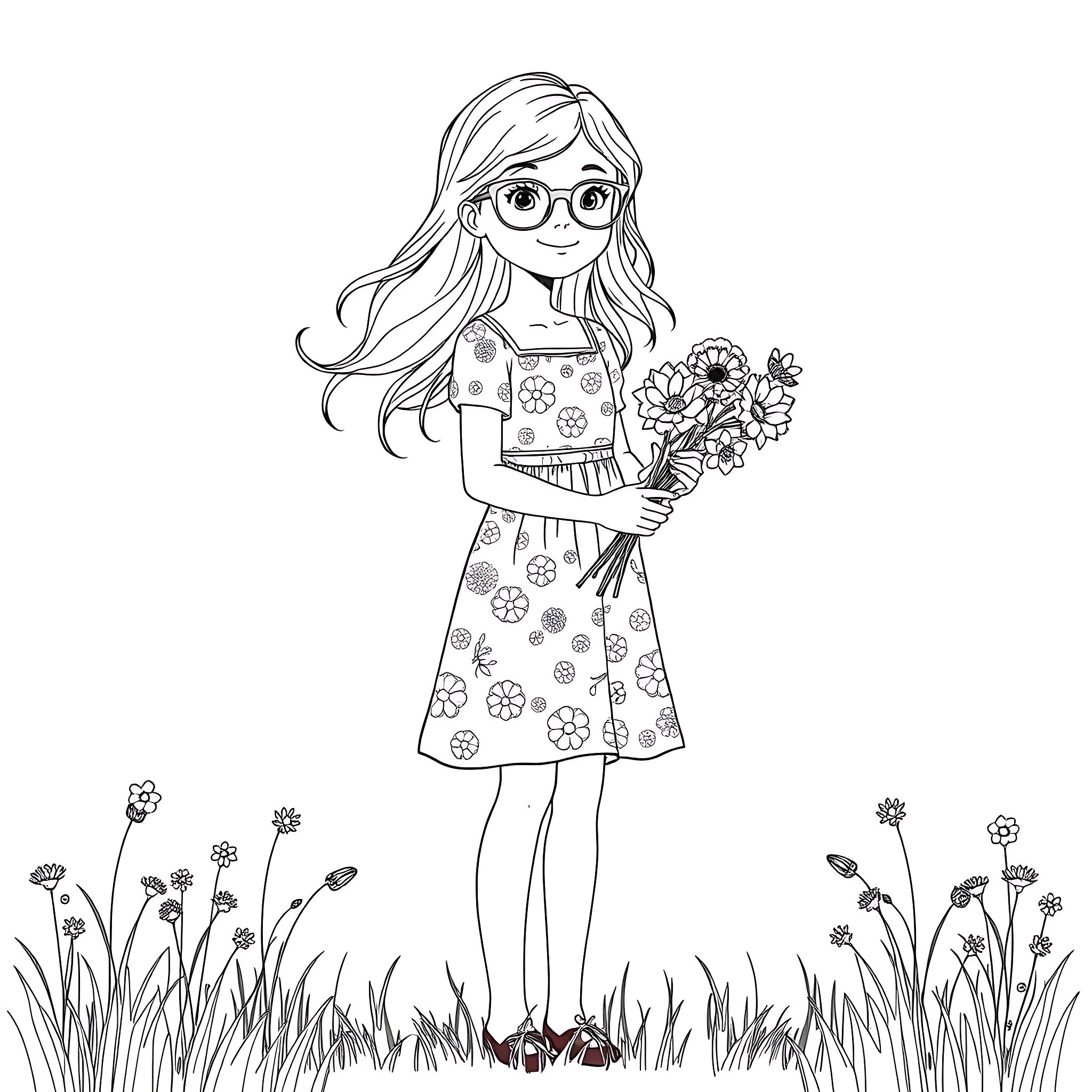 128 Best Girl Coloring Pages (Free Printable PDFs)