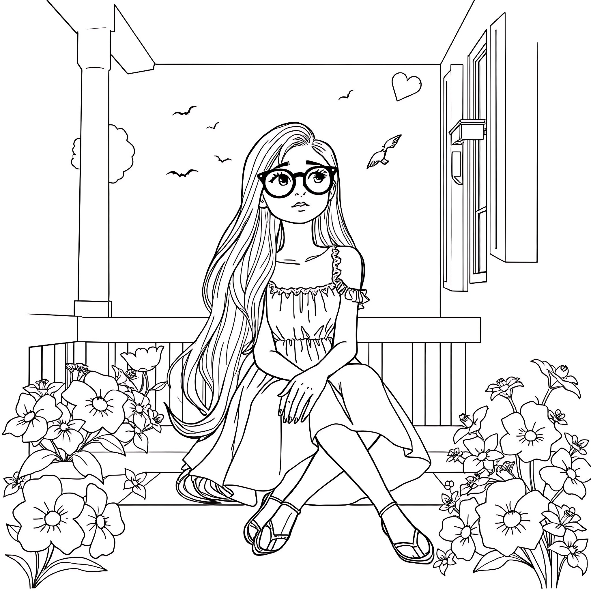 158 Best Teen Girl Coloring Pages (Free Printable PDFs)