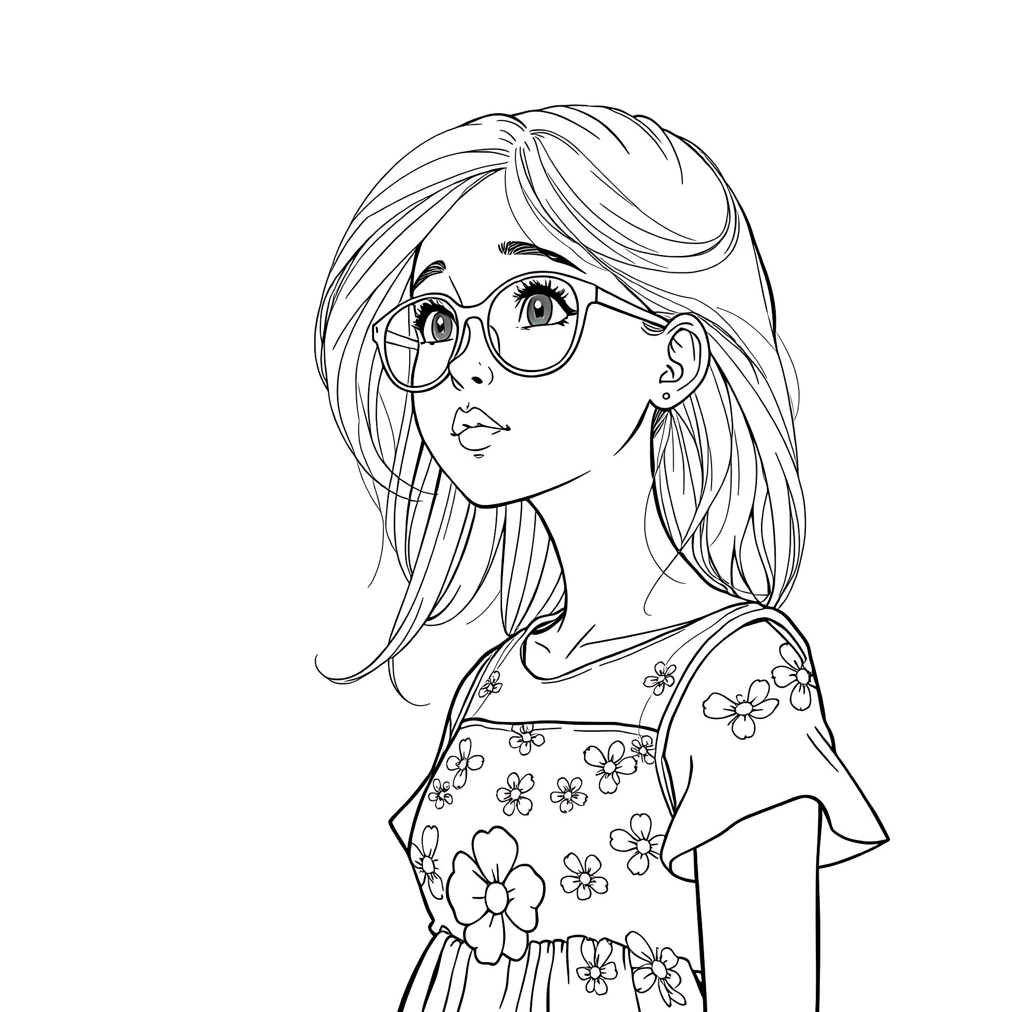 243 Best Girl Coloring Pages (Free Printable PDFs)
