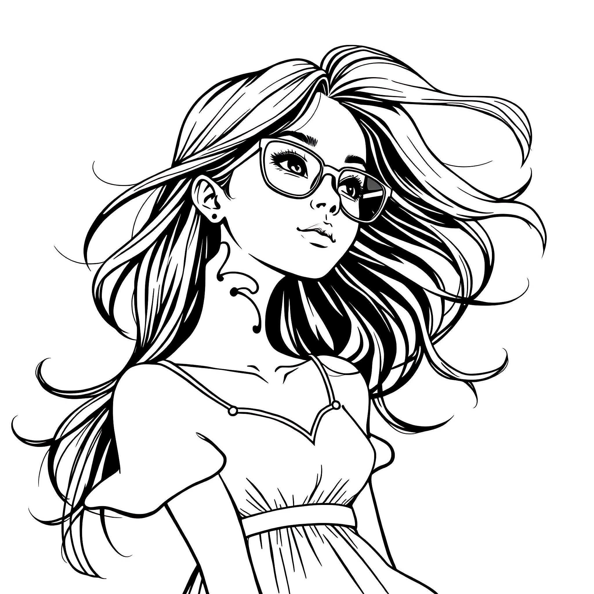 33 Best Teen Girl Coloring Pages (Free Printable PDFs)