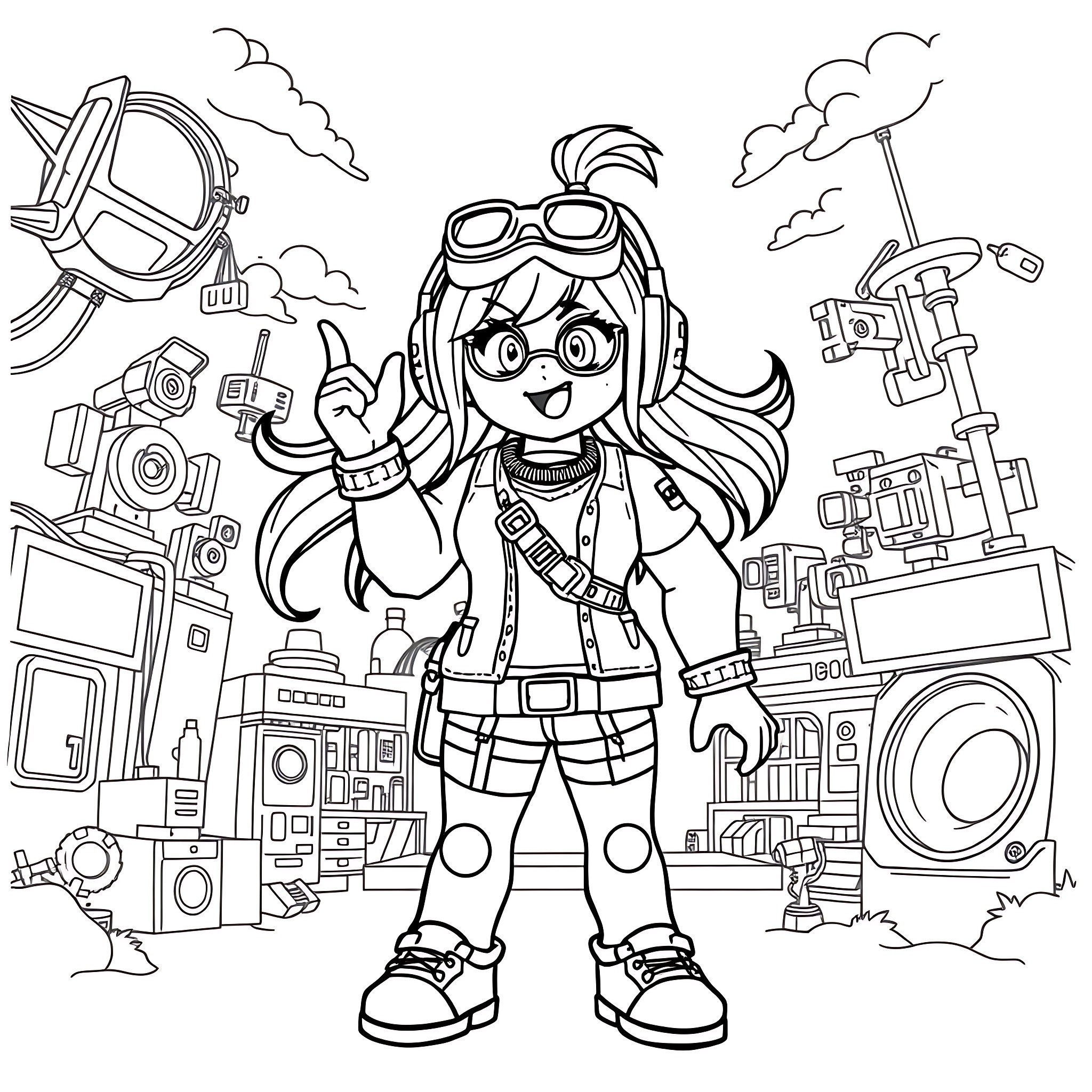 Best Roblox Girl Coloring Pages (Free Printable PDF)