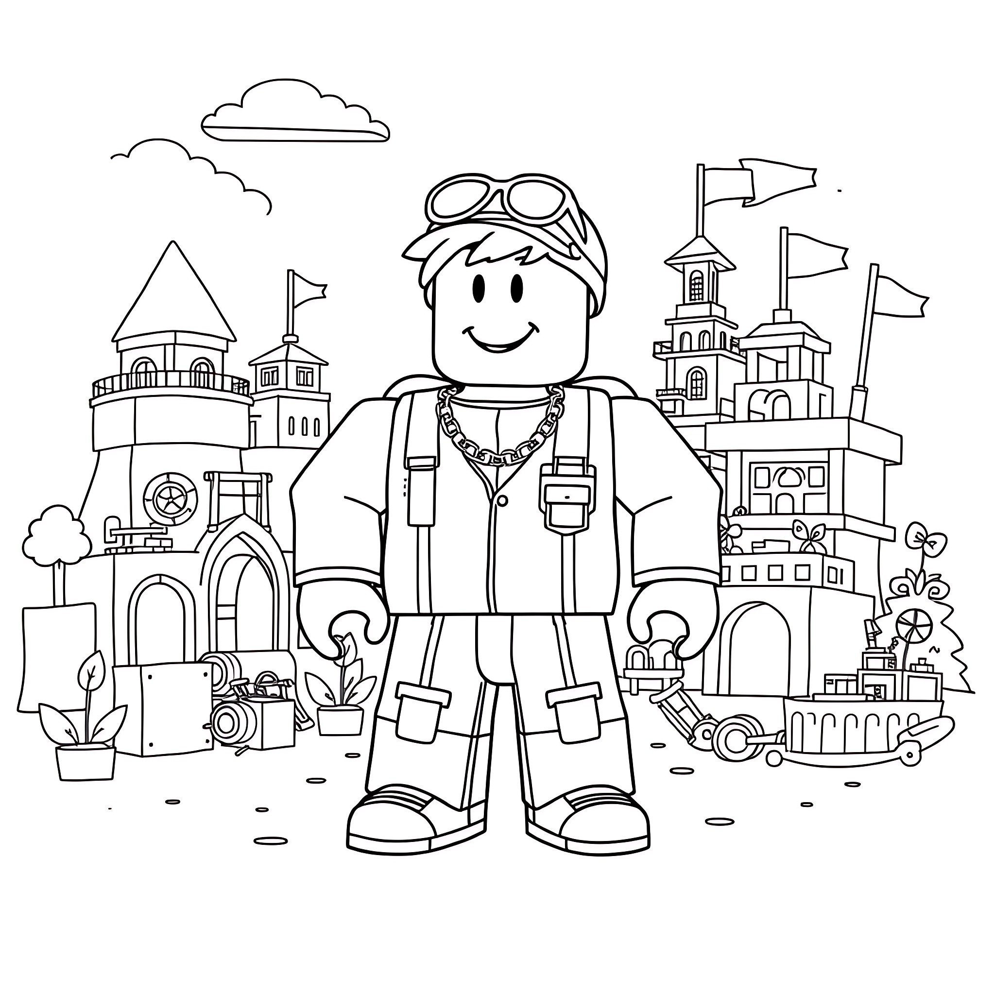 Best Roblox Character Coloring Pages (Free Printable PDF)