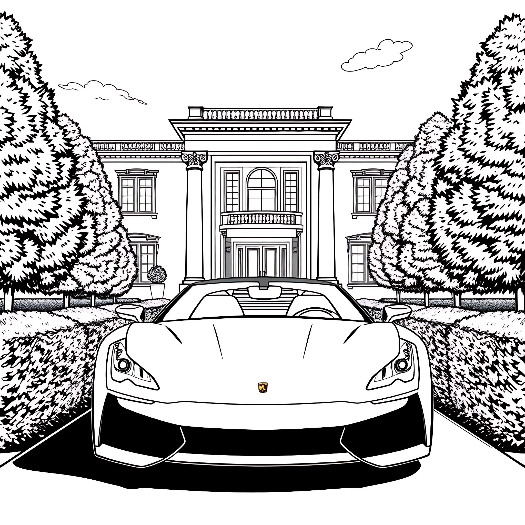 101 Best Car Coloring Pages (Free Printable PDFs)