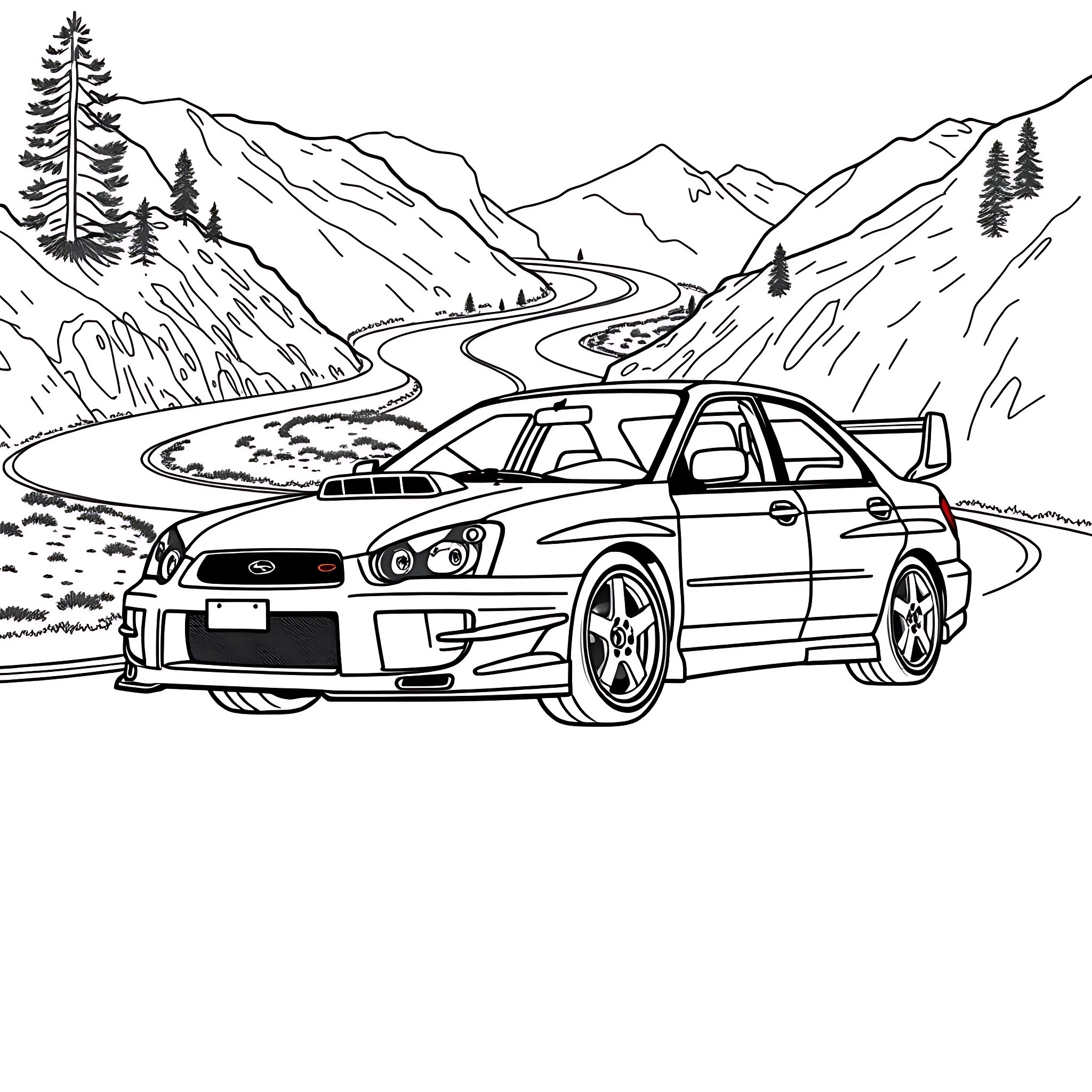 Best Subaru Coloring Pages (Free Printable PDF)