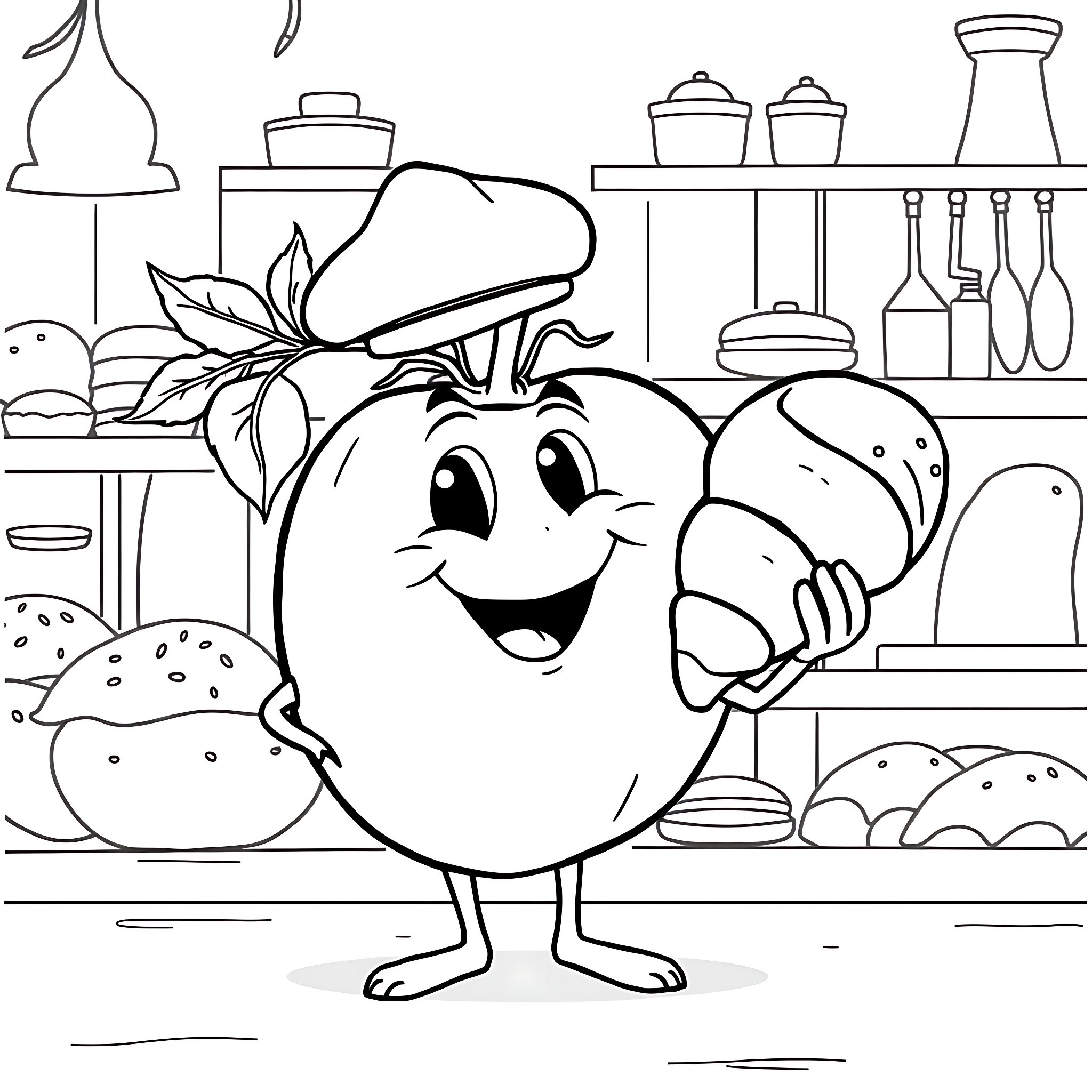 Best Tomato Coloring Pages (Free Printable PDF)