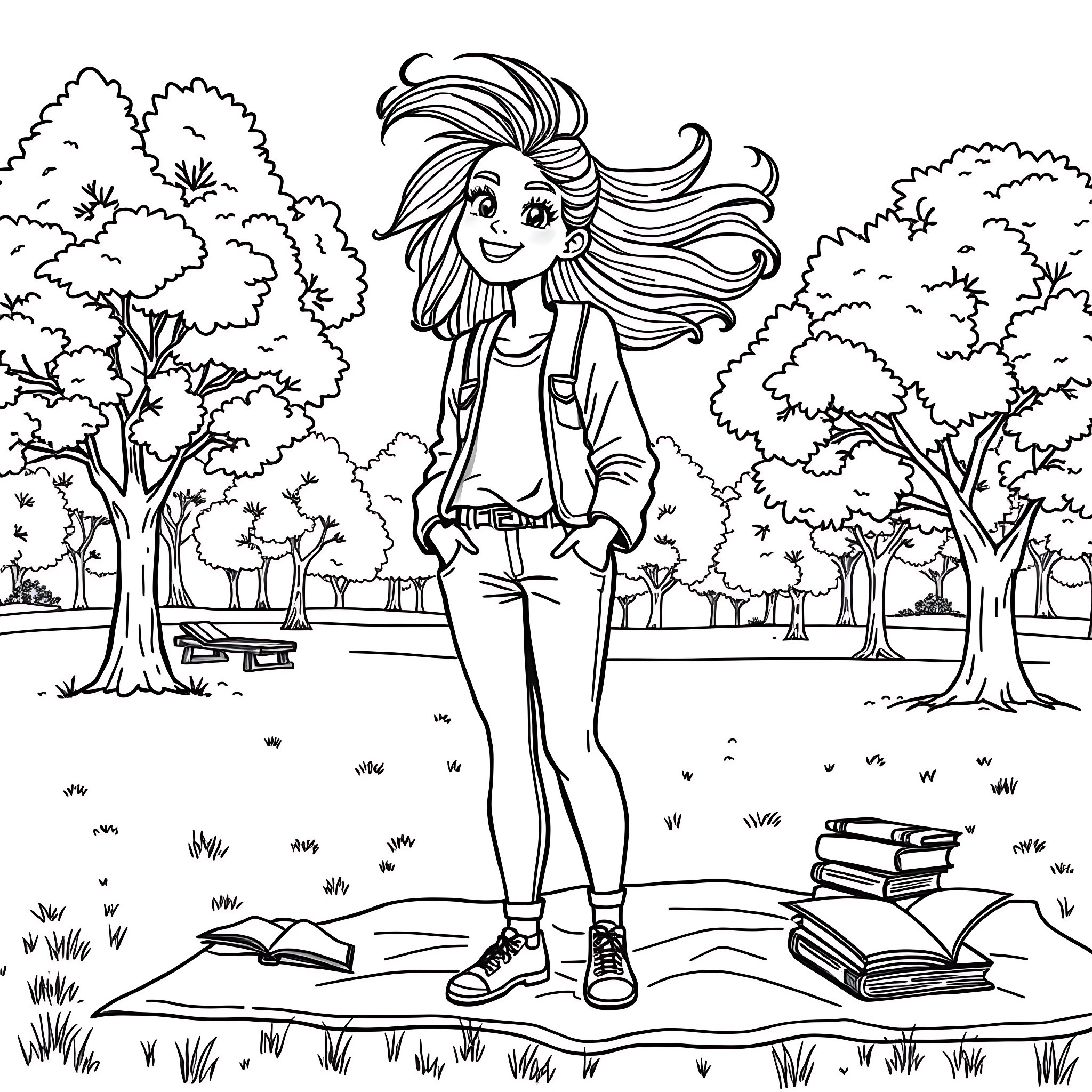 158 Best Teen Girl Coloring Pages (Free Printable PDFs)