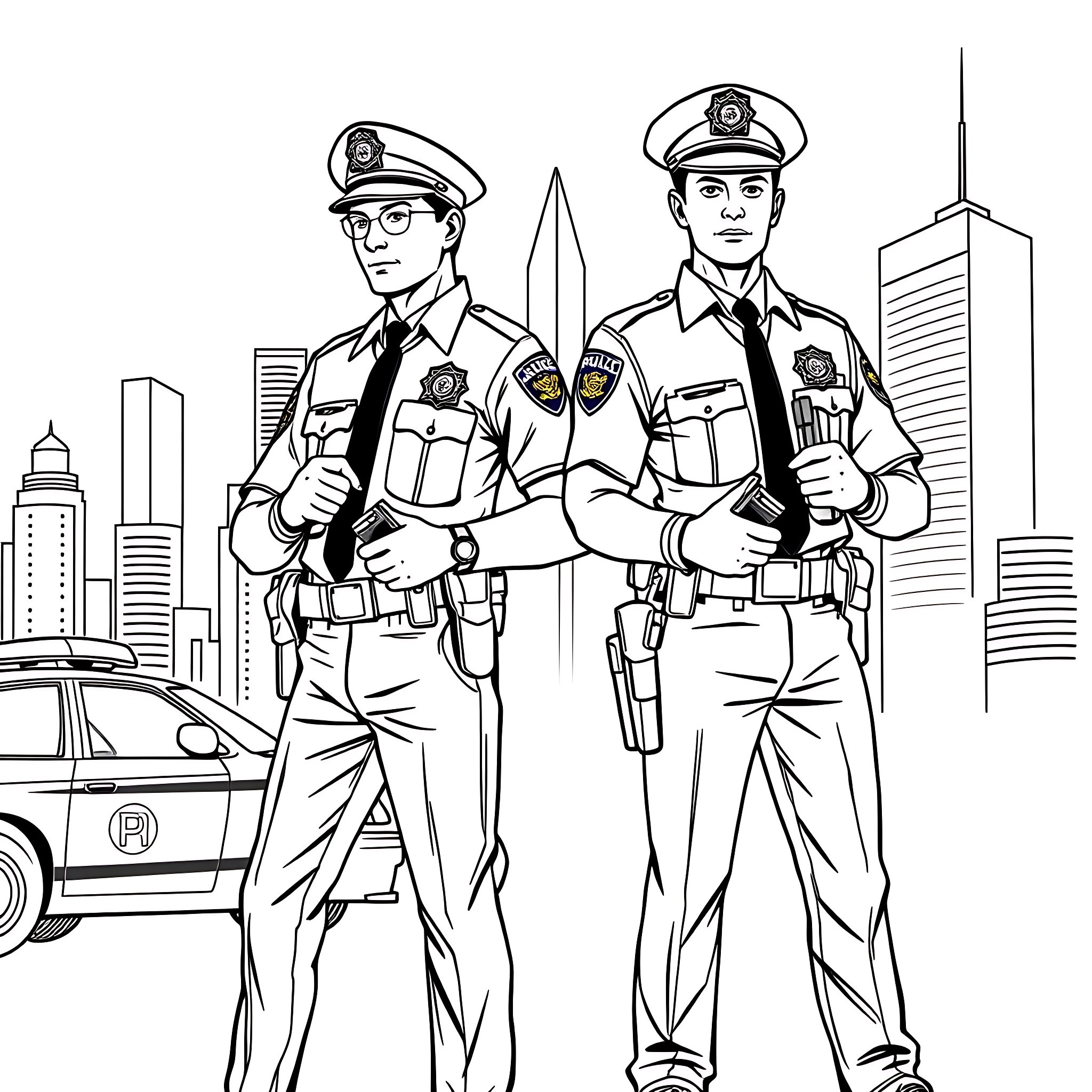 5 Best Police Officer Coloring Pages (Free Printable PDFs)