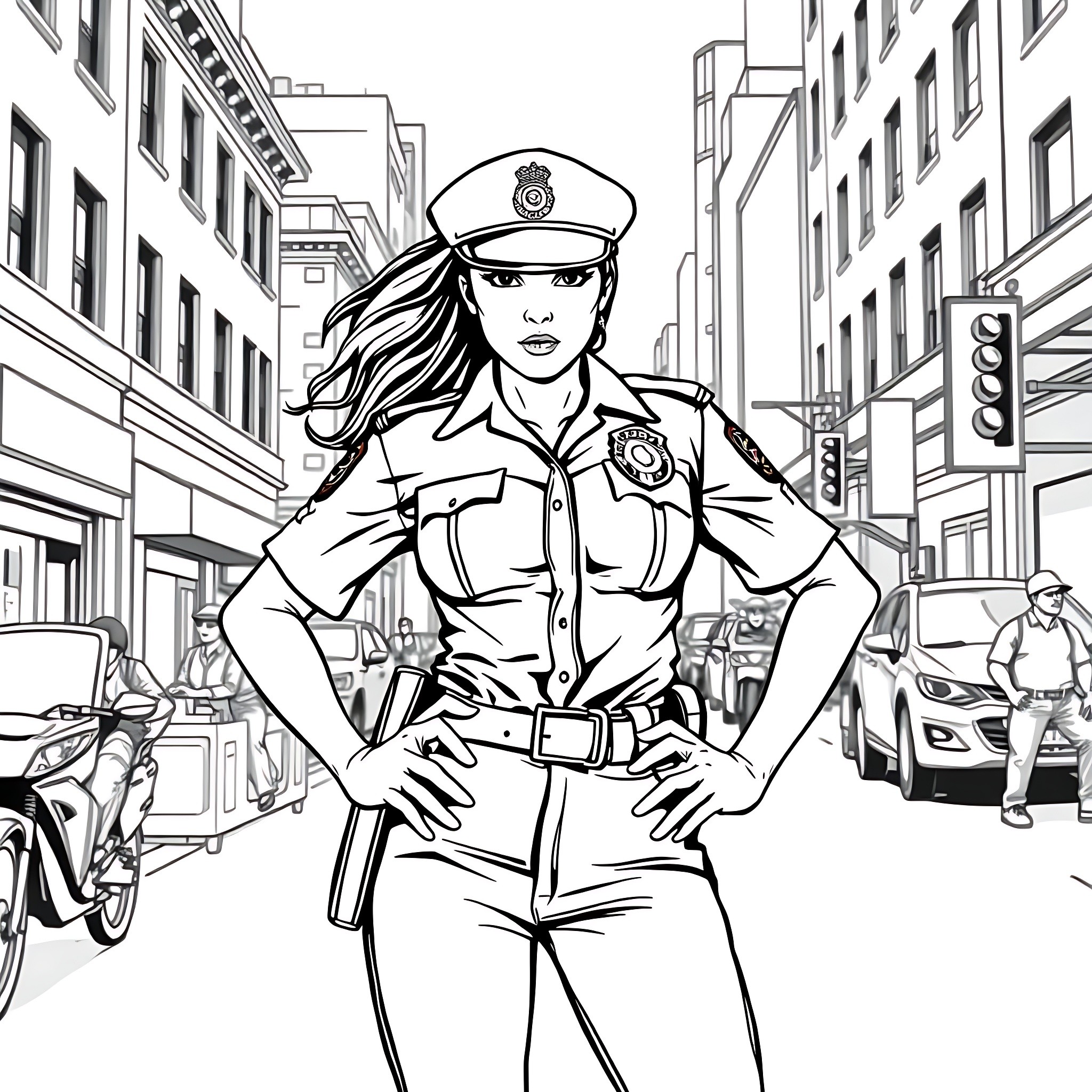 4 Best Police Officer Coloring Pages (Free Printable PDFs)