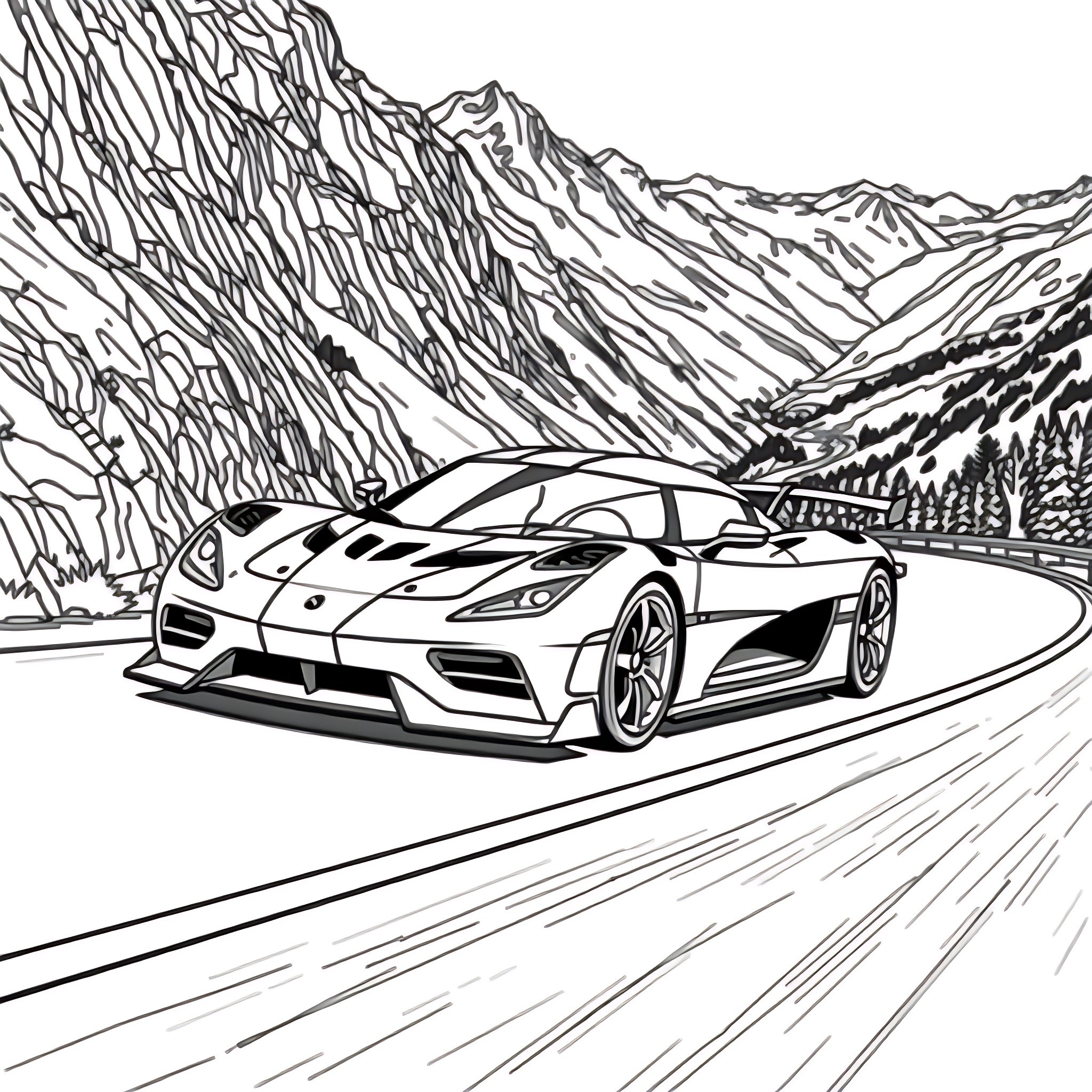 Best Koenigsegg Jesko Coloring Pages (Free Printable PDF)