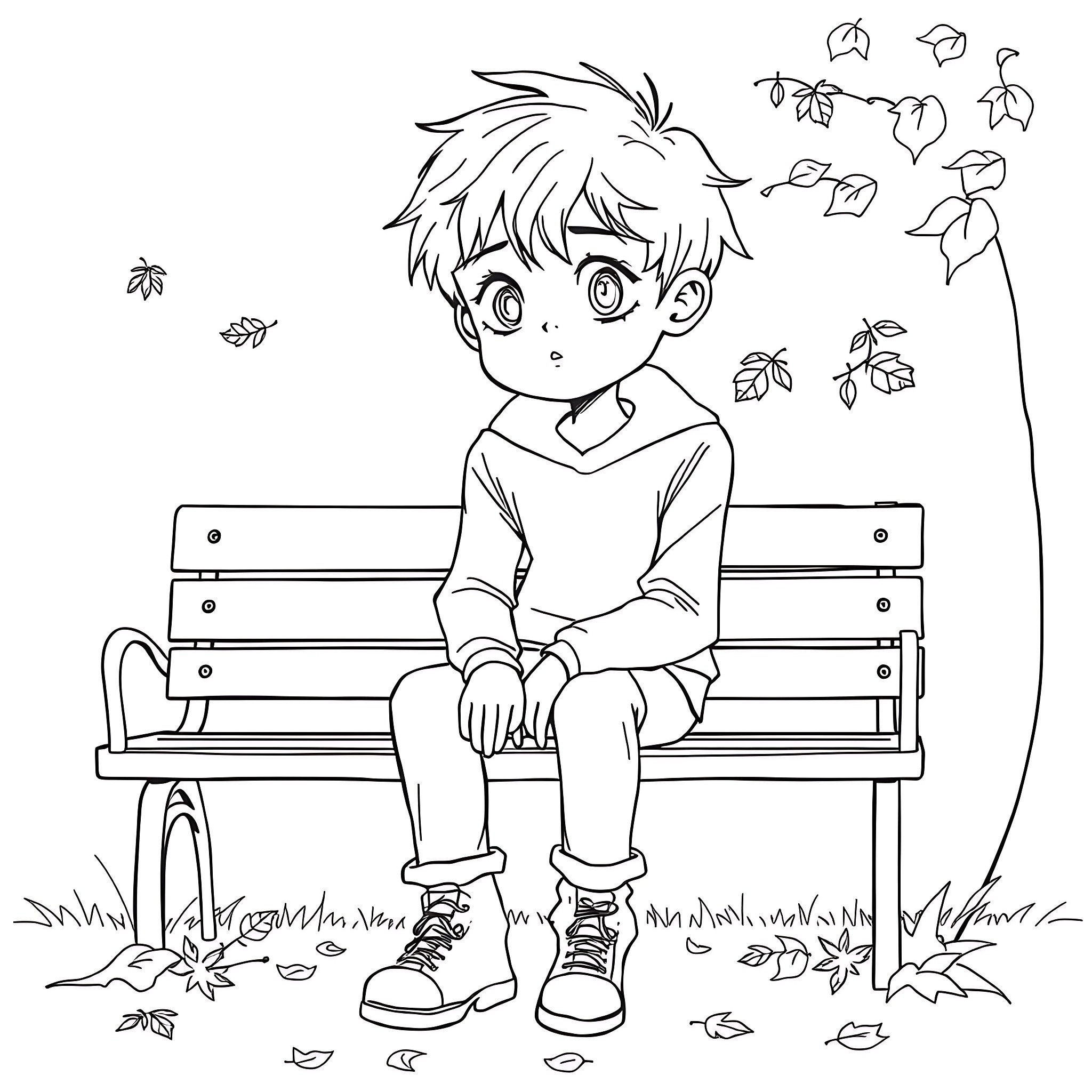 6 Best Emo Kid Coloring Pages (Free Printable PDFs)
