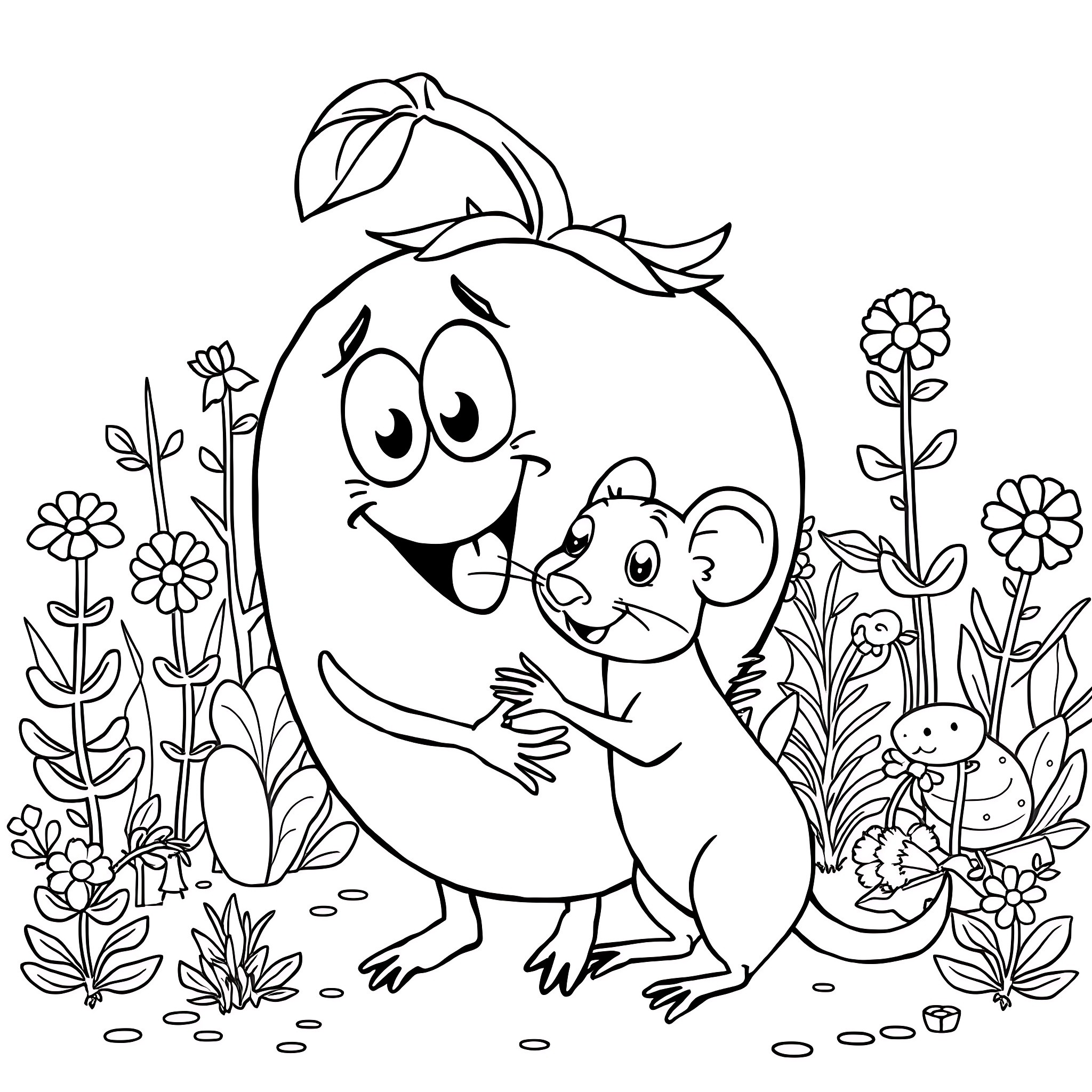 Best Tomato Coloring Pages (Free Printable PDF)