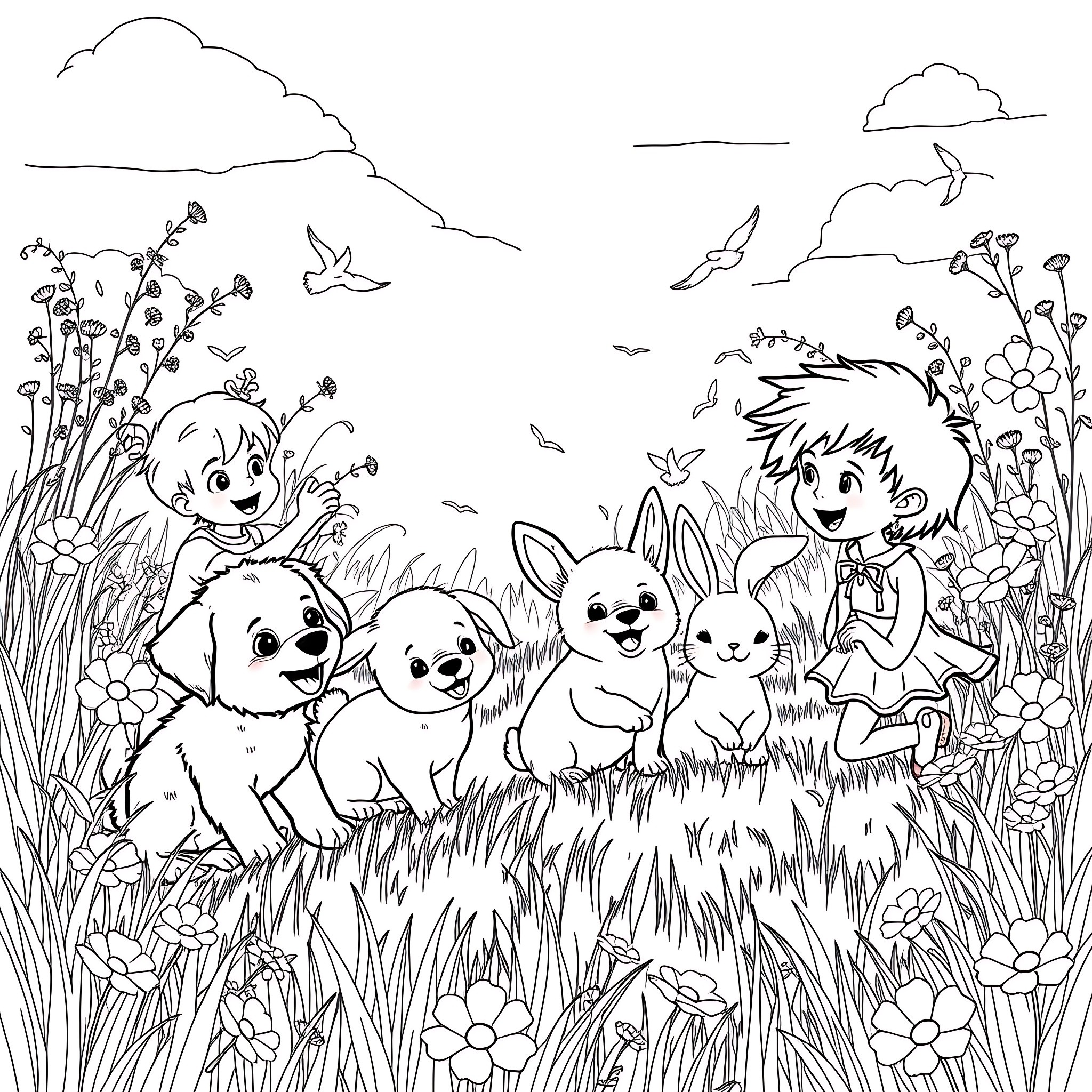 118 Best Animal Coloring Pages (Free Printable PDFs)