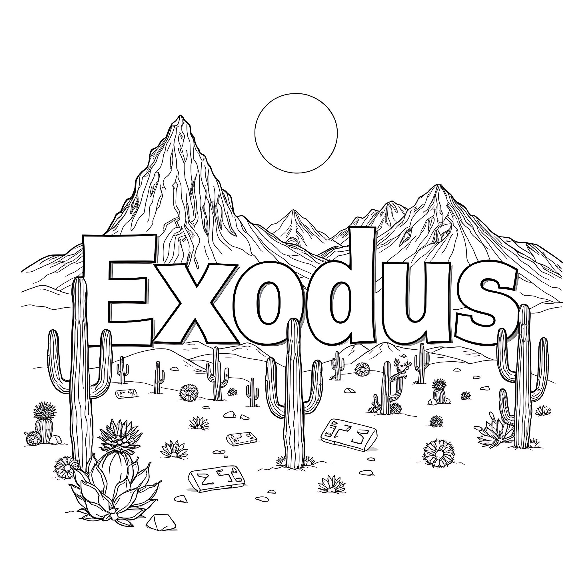 Best Exodus Coloring Pages (Free Printable PDF)