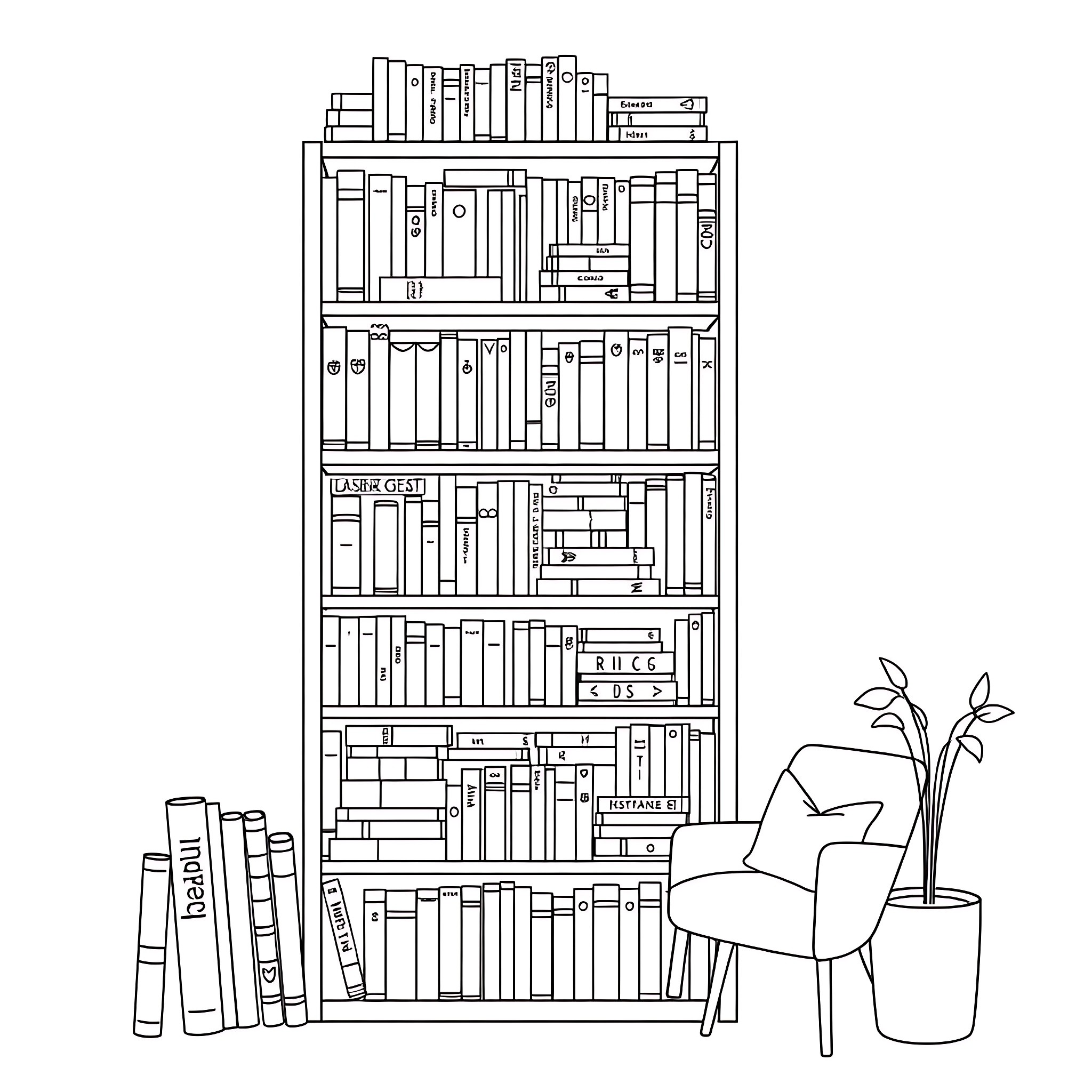 115 Best Book Coloring Pages (Free Printable PDFs)