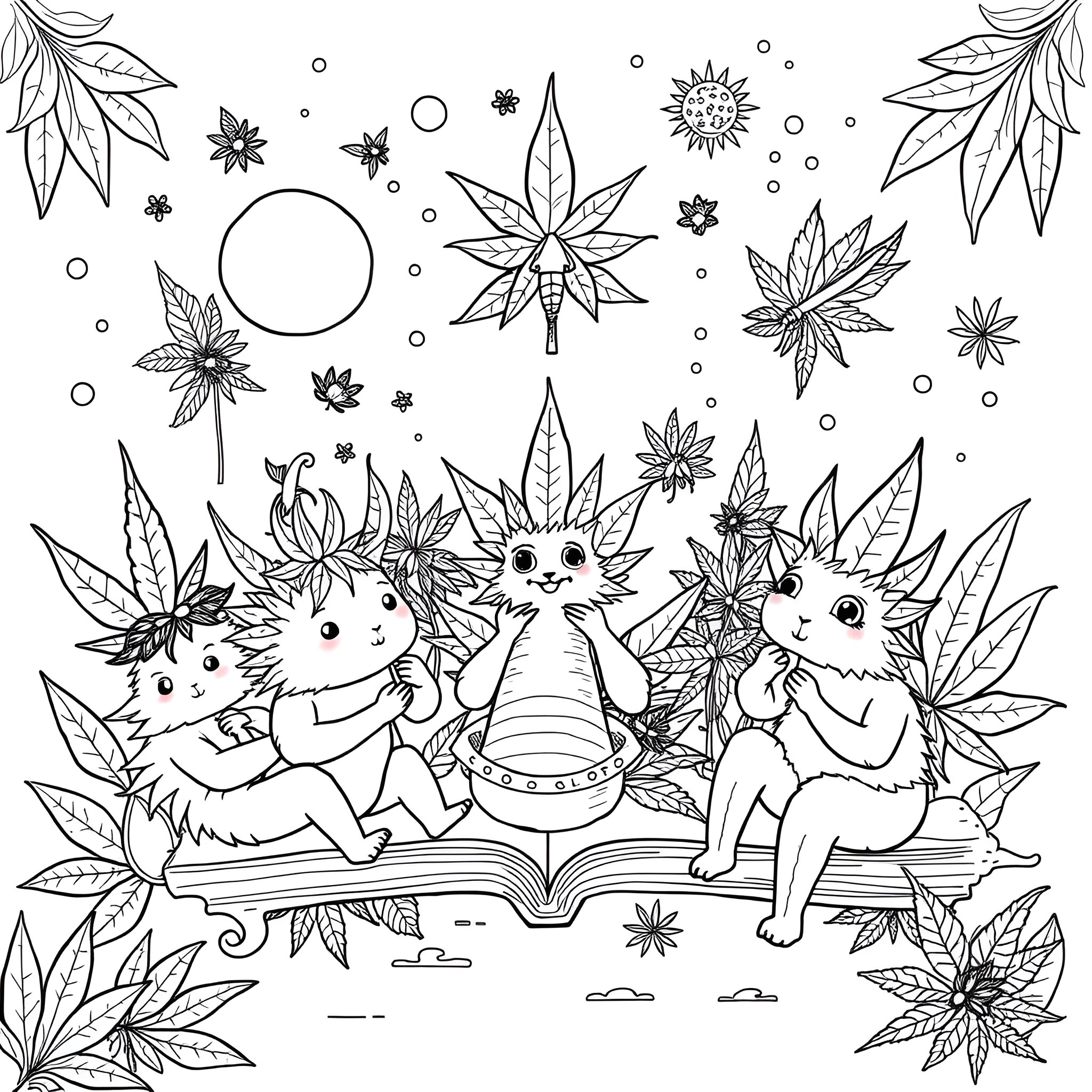 Best Cannabis Coloring Pages (Free Printable PDF)