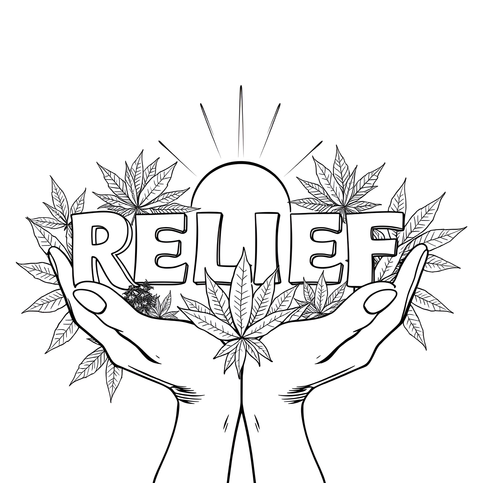 Best Relief Coloring Pages (Free Printable PDF)
