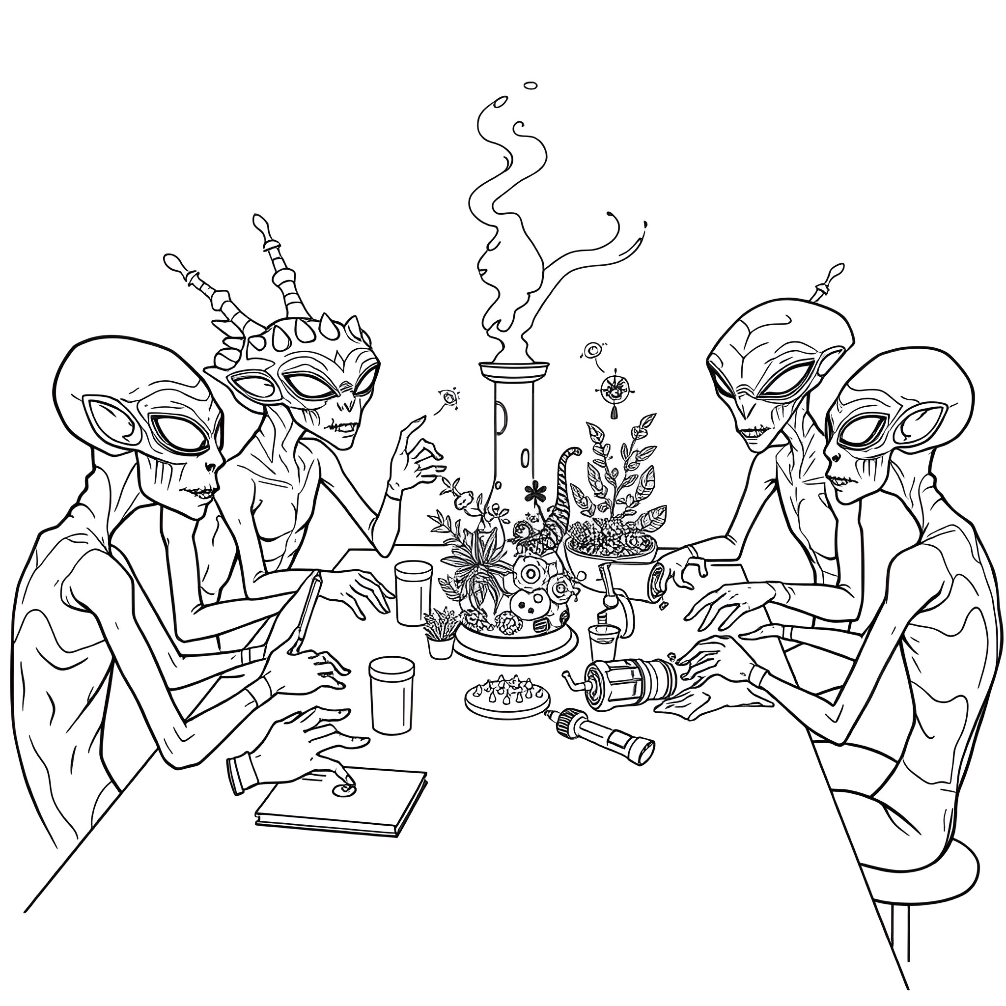 32 Best Alien Coloring Pages (Free Printable PDFs)