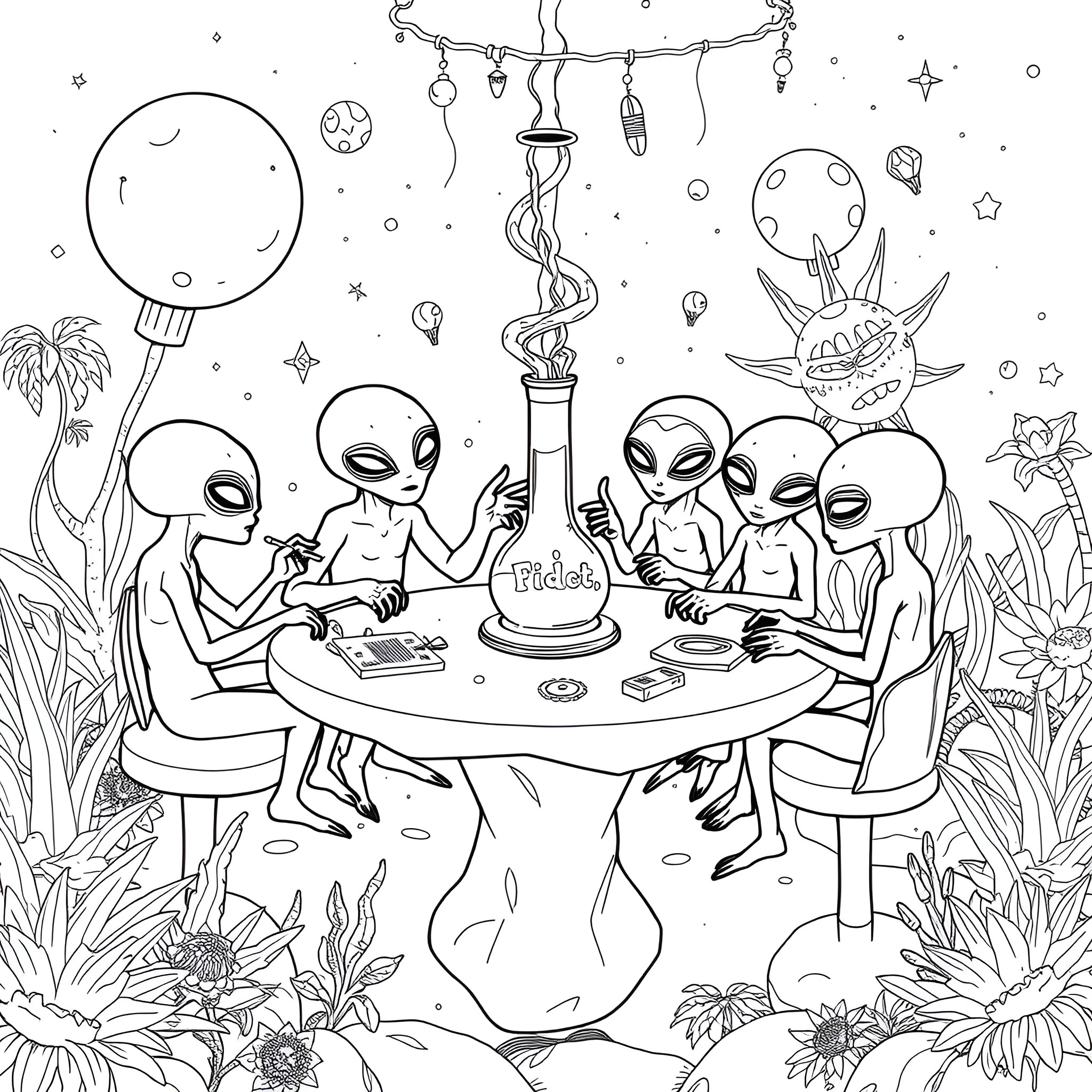 330 Best Alien Coloring Pages (Free Printable PDFs)