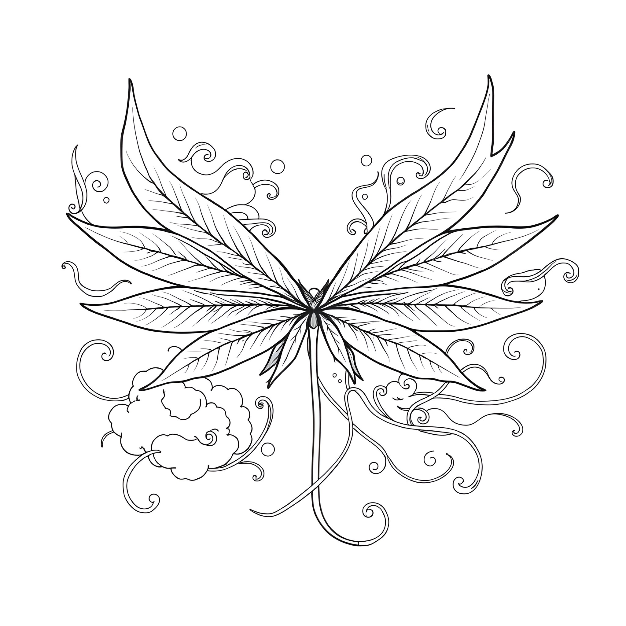 Best Cannabis Coloring Pages (Free Printable PDF)