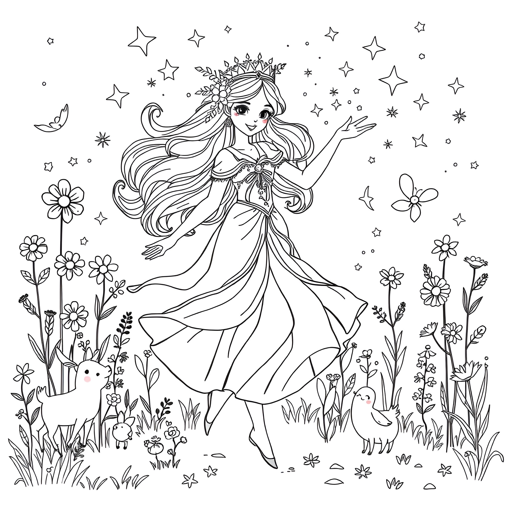 39 Best Princess Coloring Pages (Free Printable PDFs)