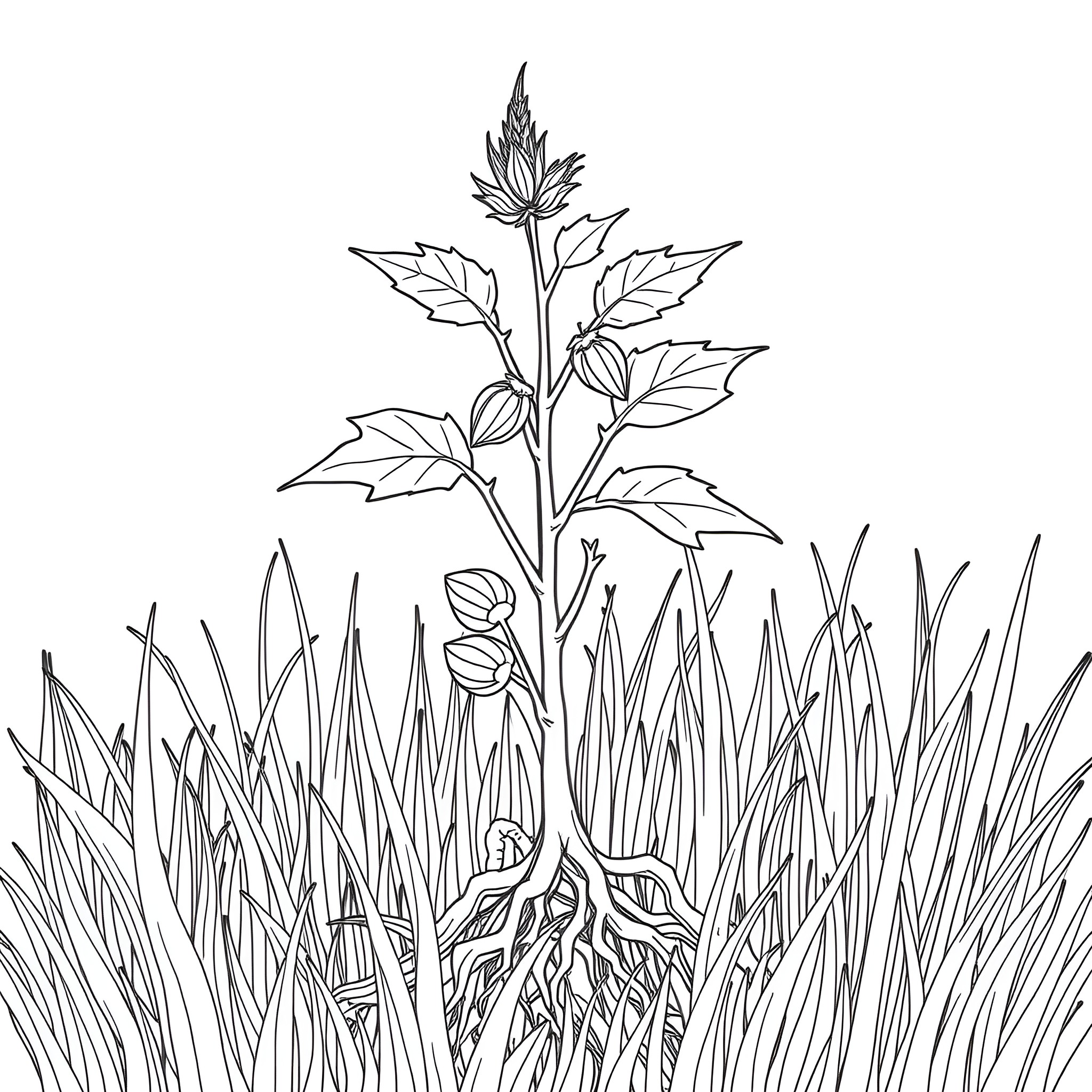 Best Weed Coloring Pages (Free Printable PDF)