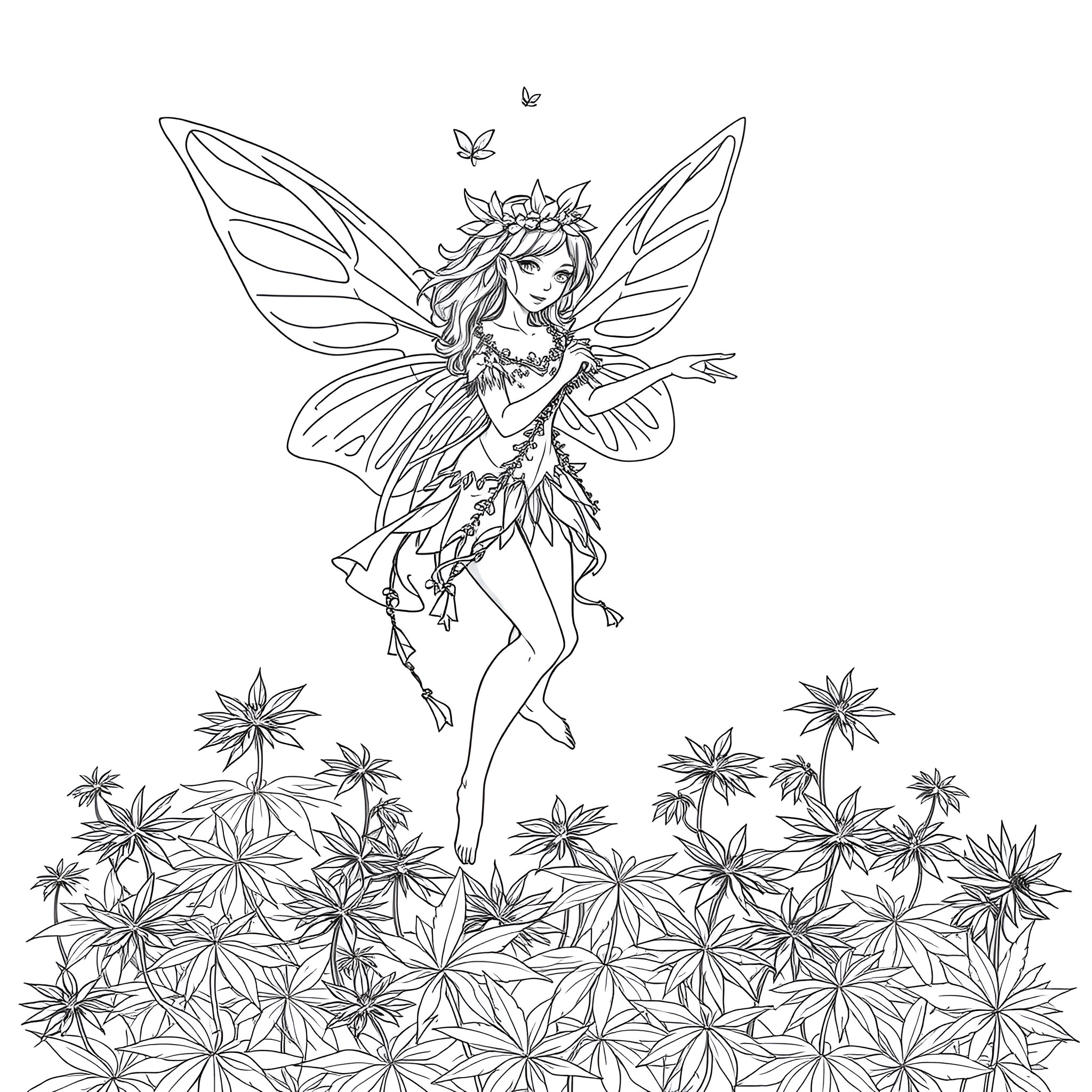 98 Best Fairy Coloring Pages (Free Printable PDFs)