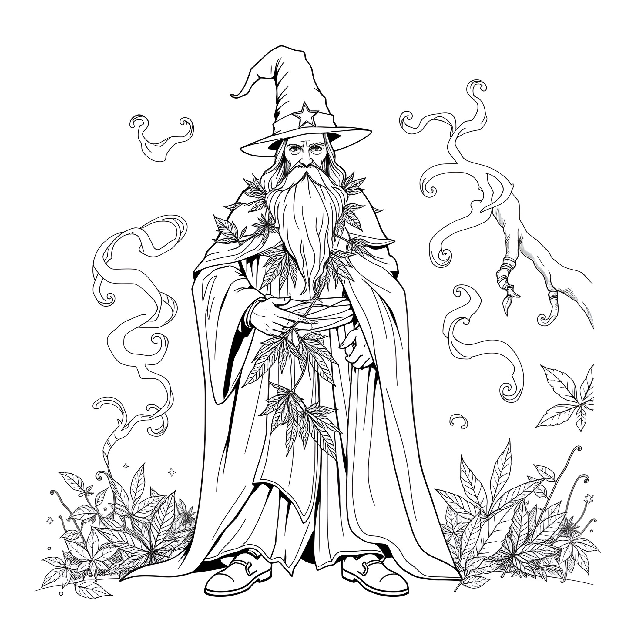9 Best Wizard Coloring Pages (Free Printable PDFs)