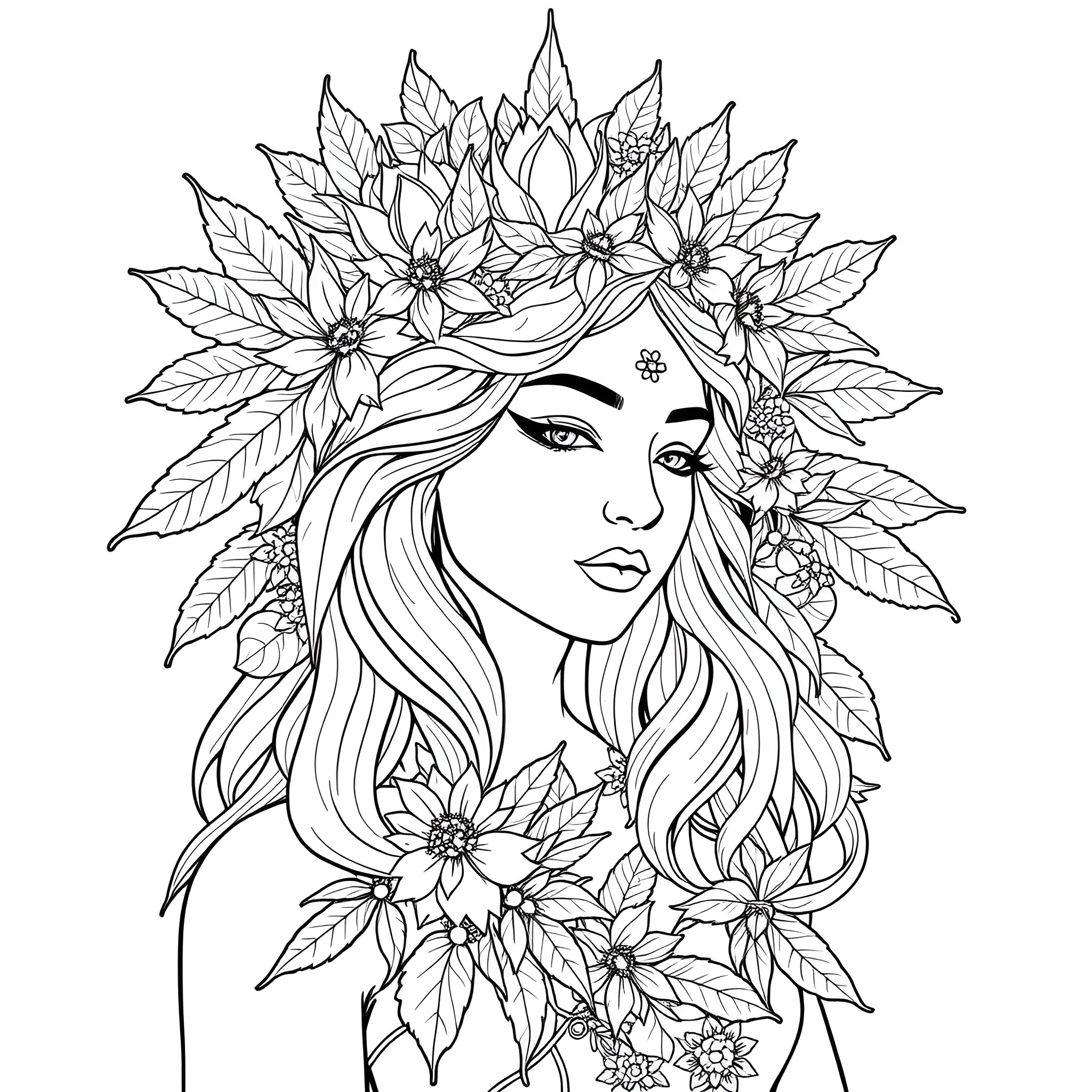 Best Goddess Coloring Pages (Free Printable PDF)