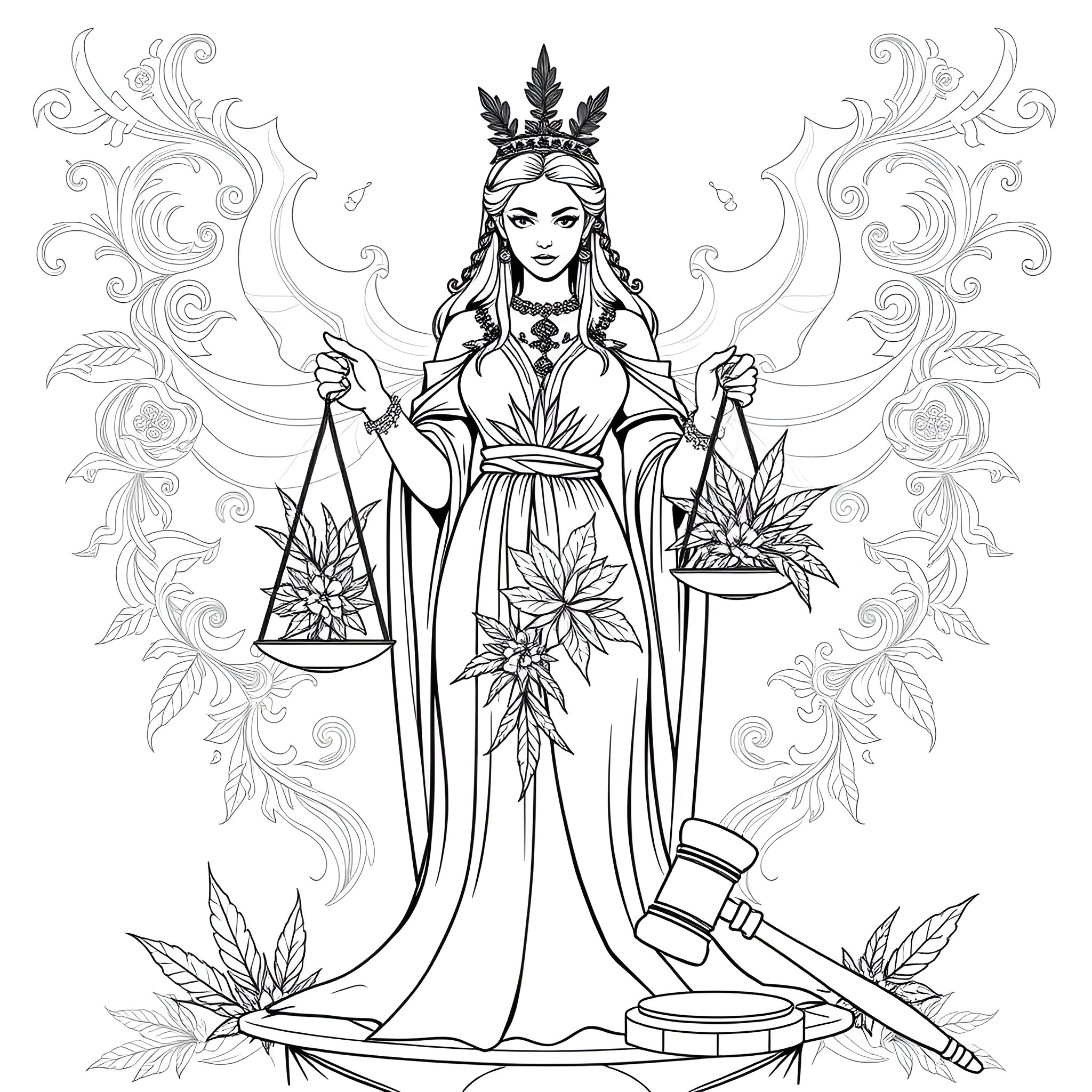 Best Judge Coloring Pages (Free Printable PDF)