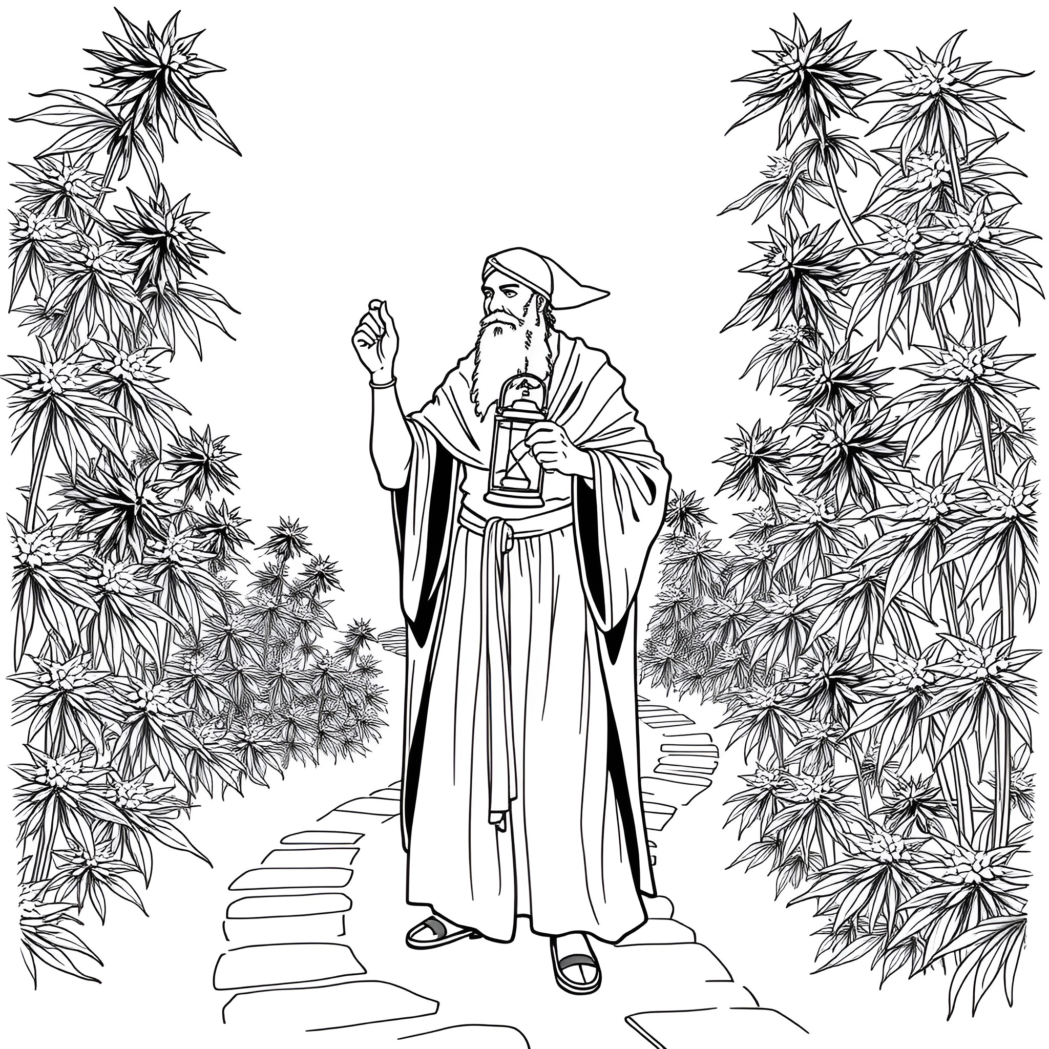 1 Best Hermit Coloring Pages (Free Printable PDFs)