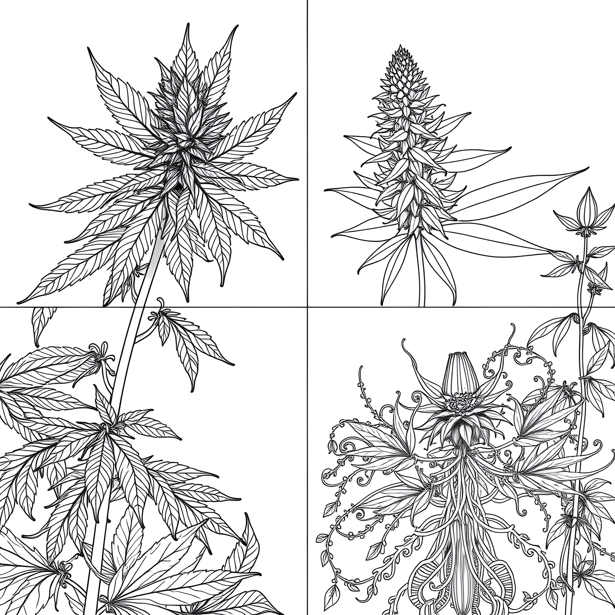 Best Cannabis Coloring Pages (Free Printable PDF)