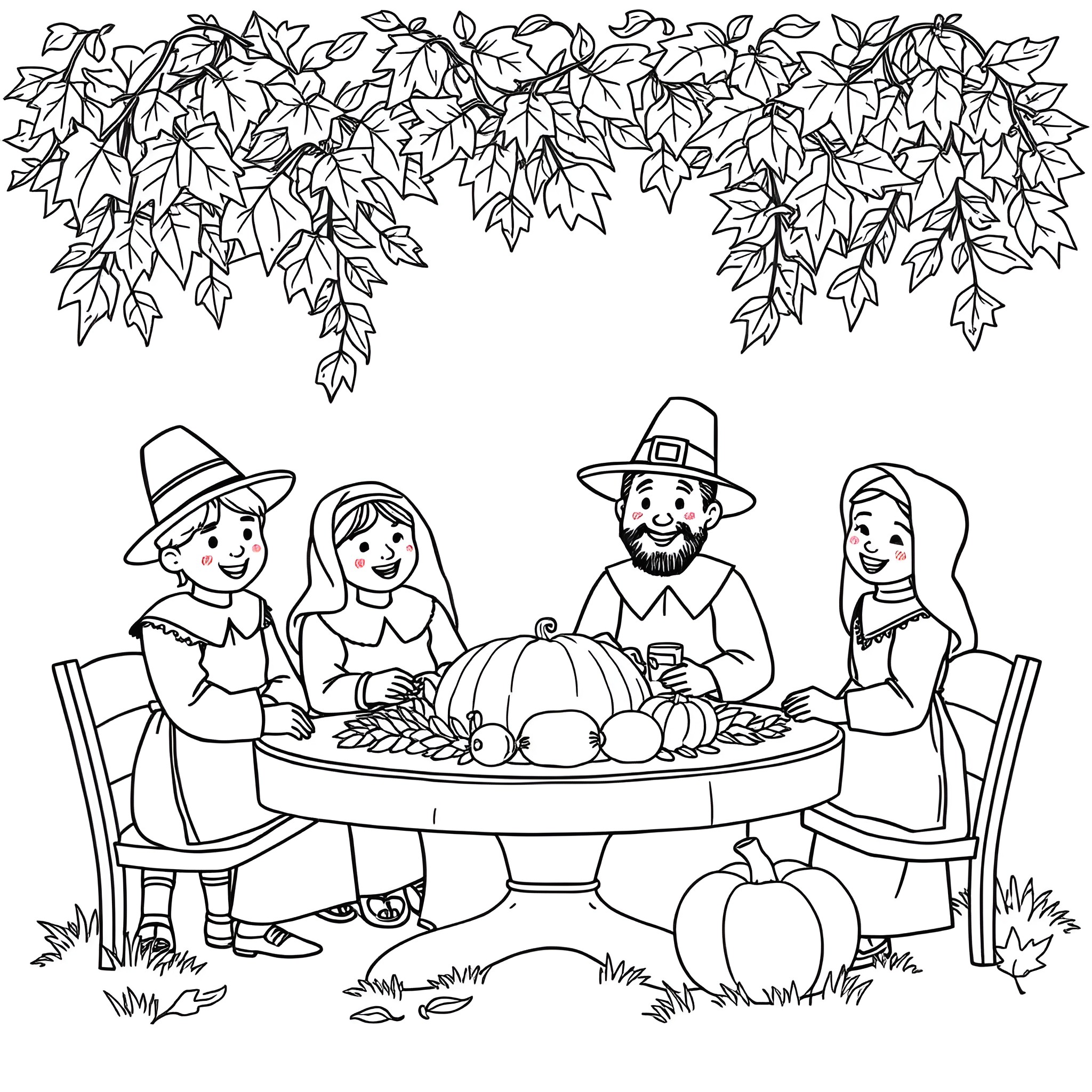 59 Best Thanksgiving Coloring Pages (Free Printable PDFs)