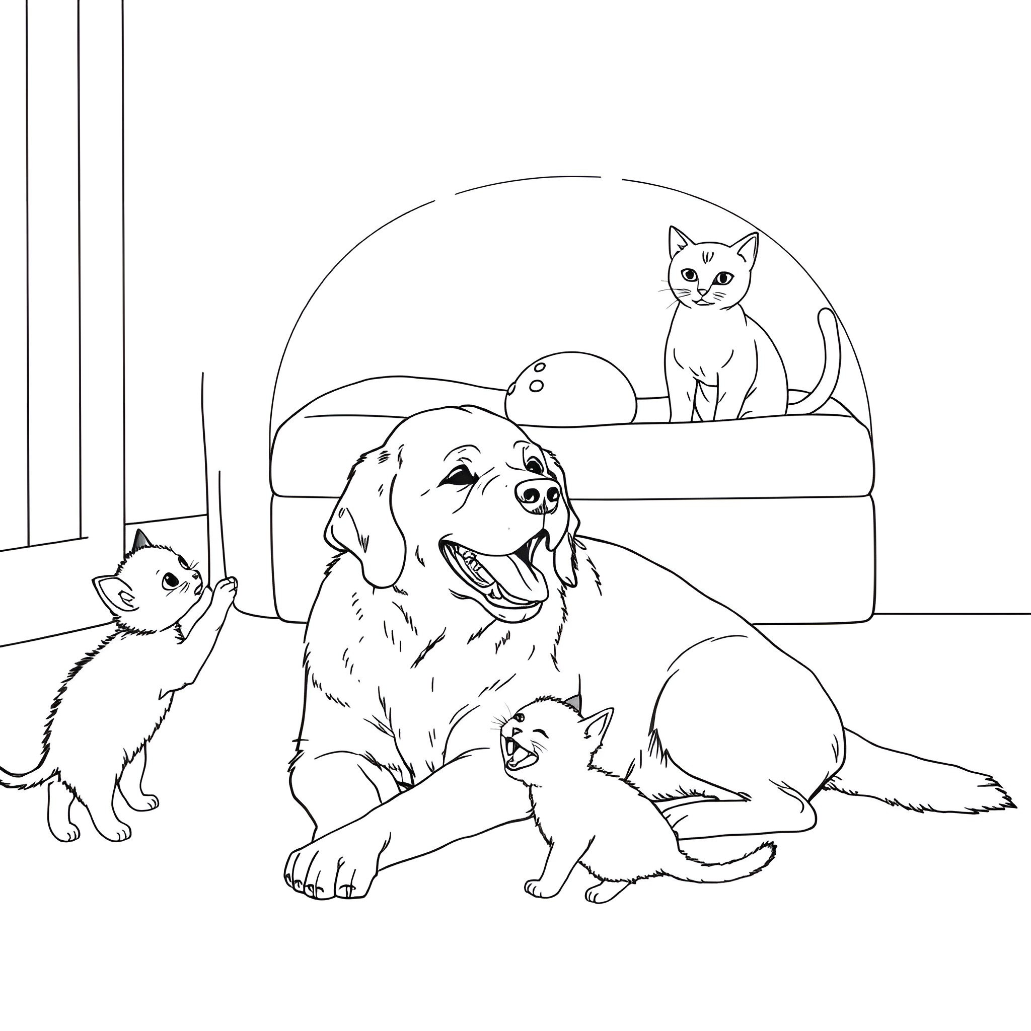 1 Best Labrador Coloring Pages (Free Printable PDFs)