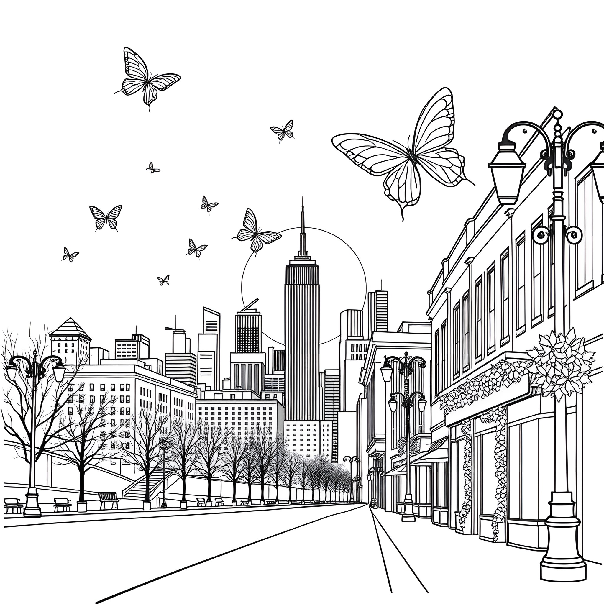 Best City Coloring Pages (Free Printable PDF)