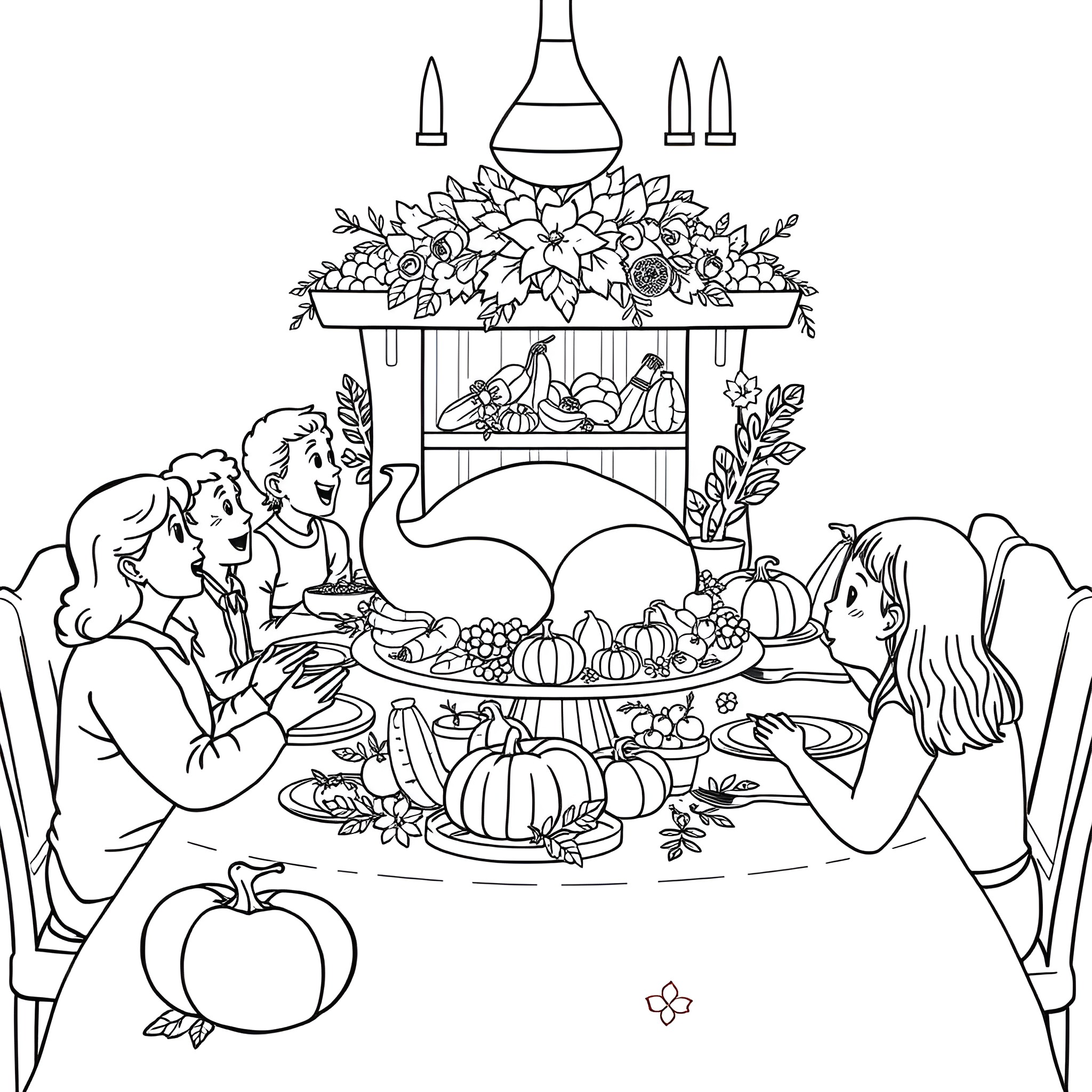 59 Best Thanksgiving Coloring Pages (Free Printable PDFs)