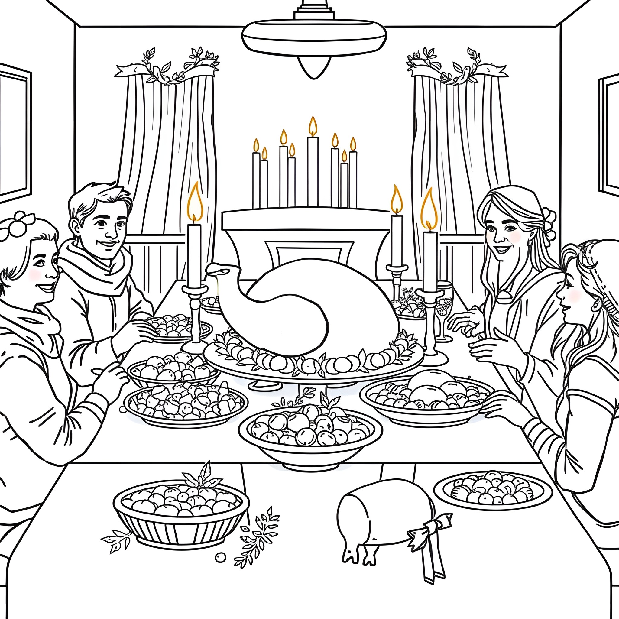 59 Best Thanksgiving Coloring Pages (Free Printable PDFs)