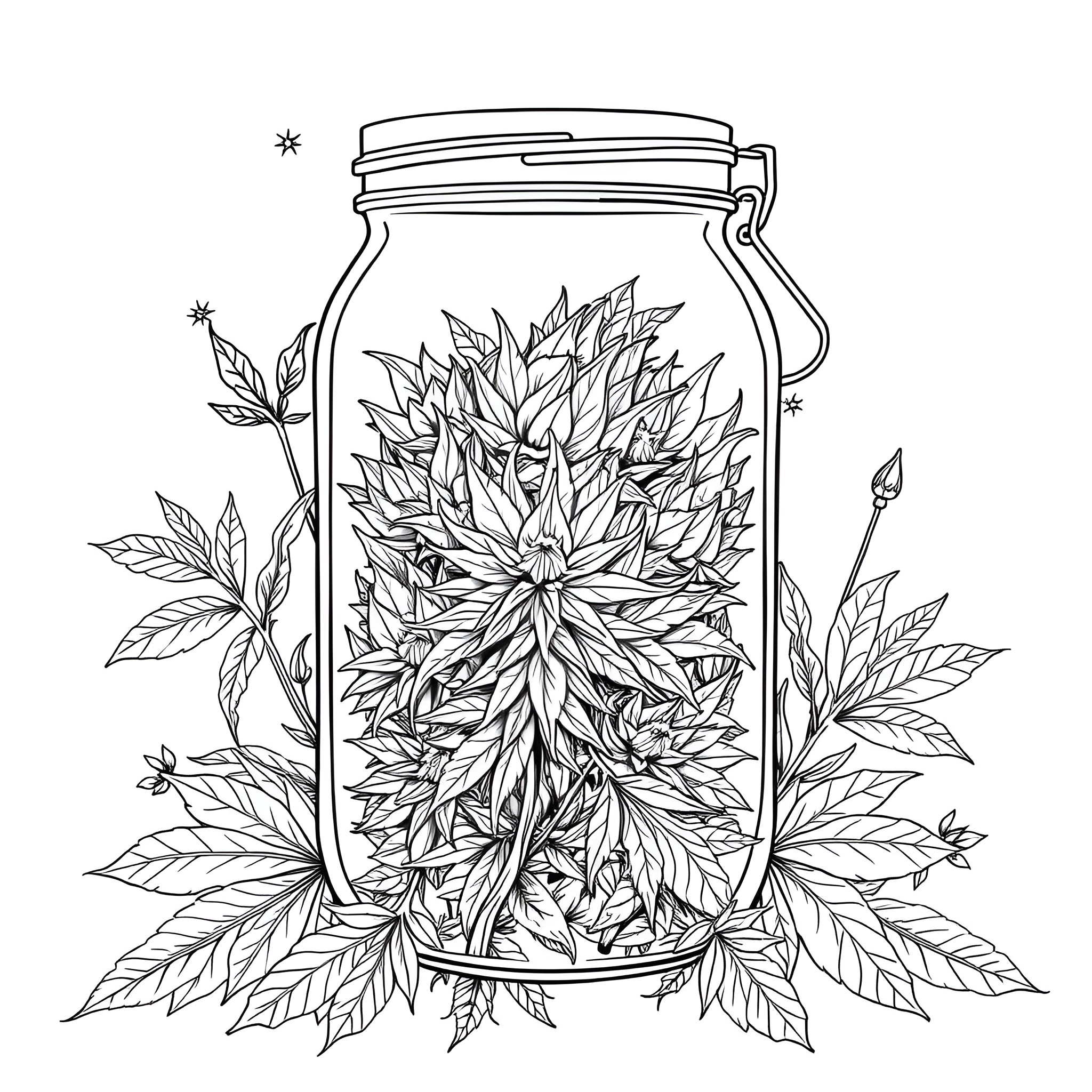 Best Cannabis Coloring Pages (Free Printable PDF)