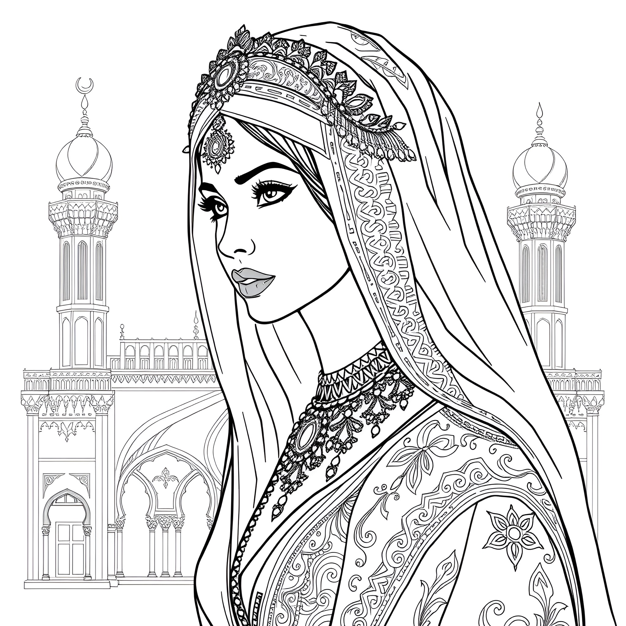 39 Best Princess Coloring Pages (Free Printable PDFs)