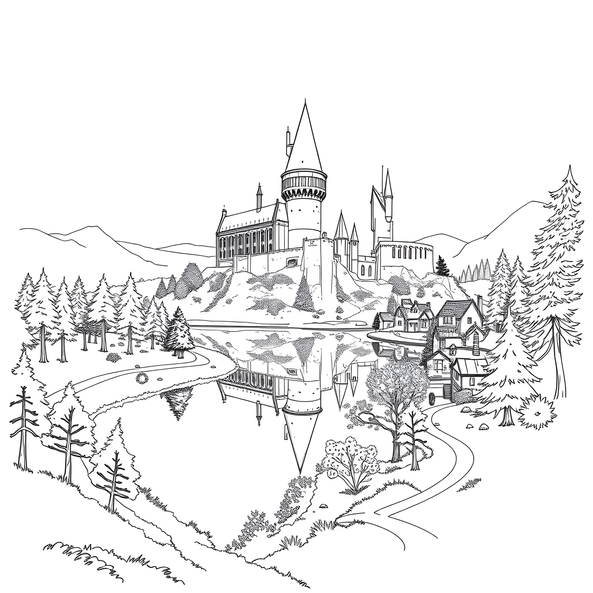 19 Best Hogwarts Coloring Pages (Free Printable PDFs)