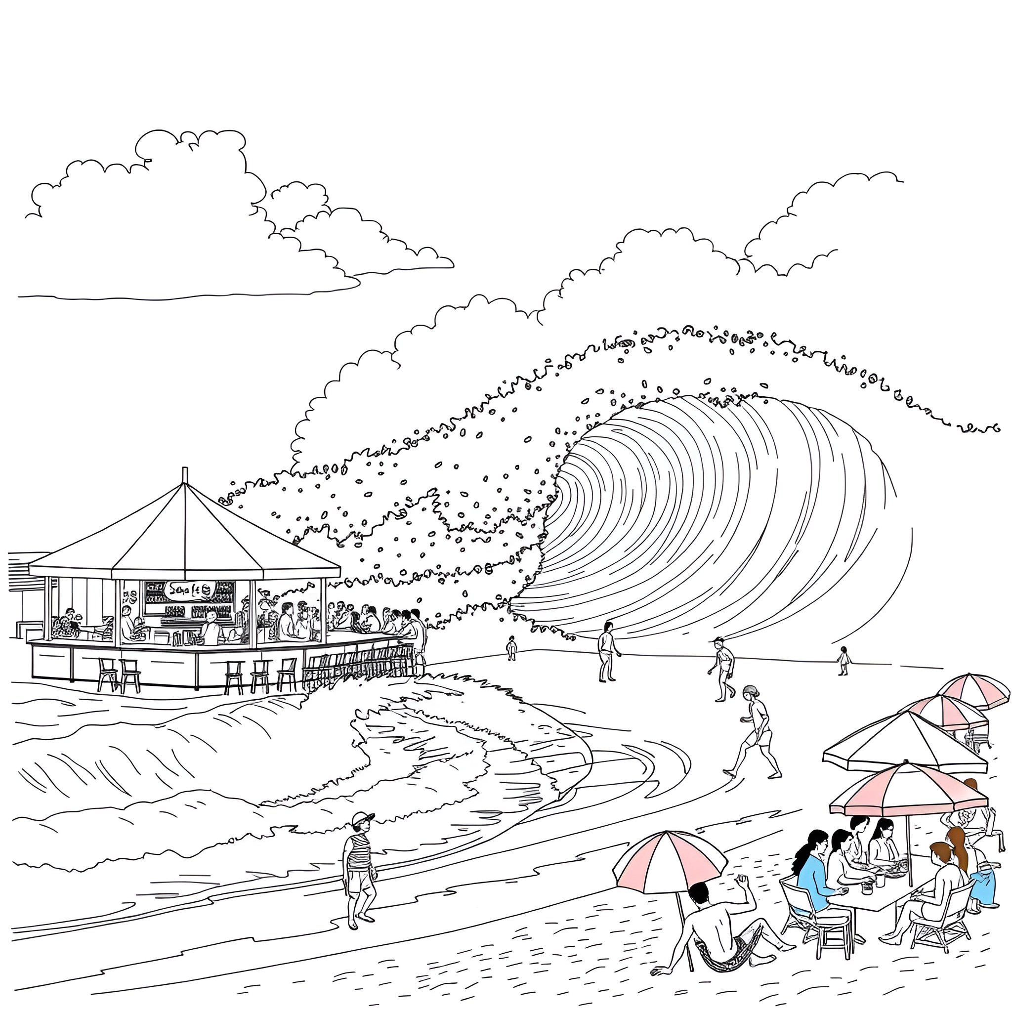 16 Best Wave Coloring Pages (Free Printable PDFs)