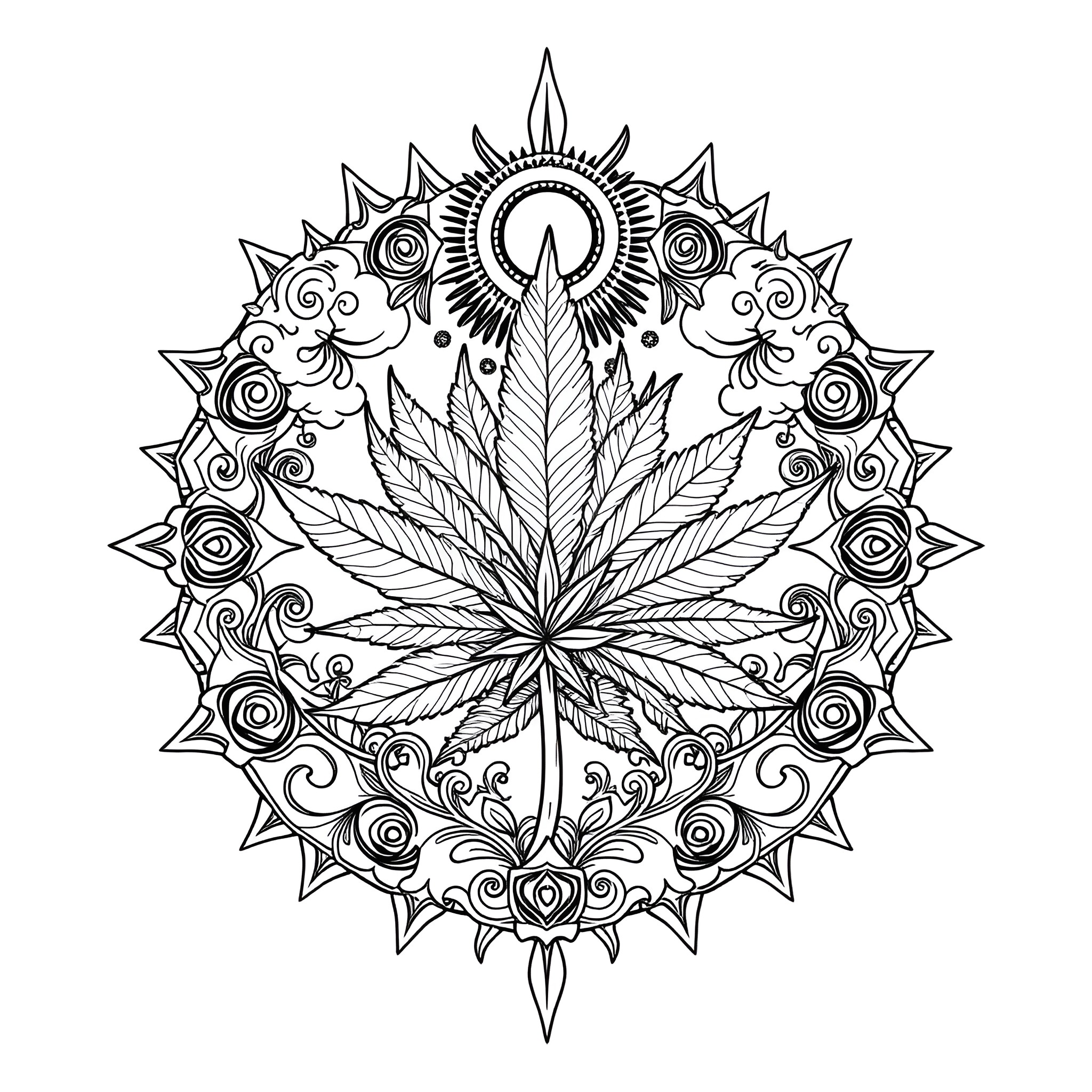 Best Cannabis Coloring Pages (Free Printable PDF)