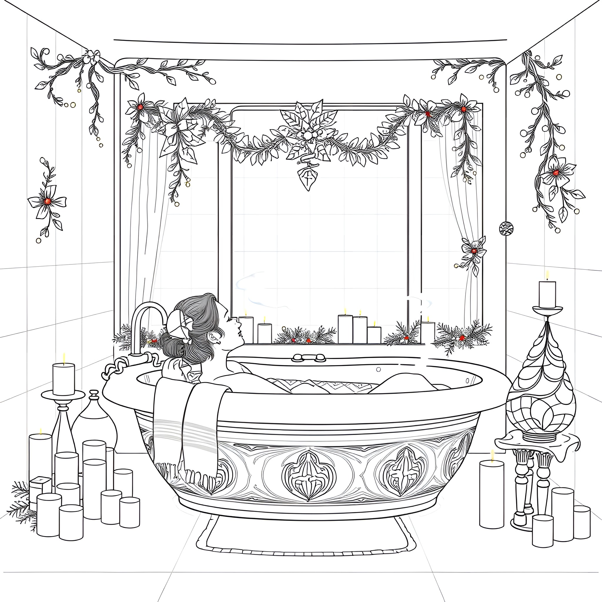 Best Spa Coloring Pages (Free Printable PDF)
