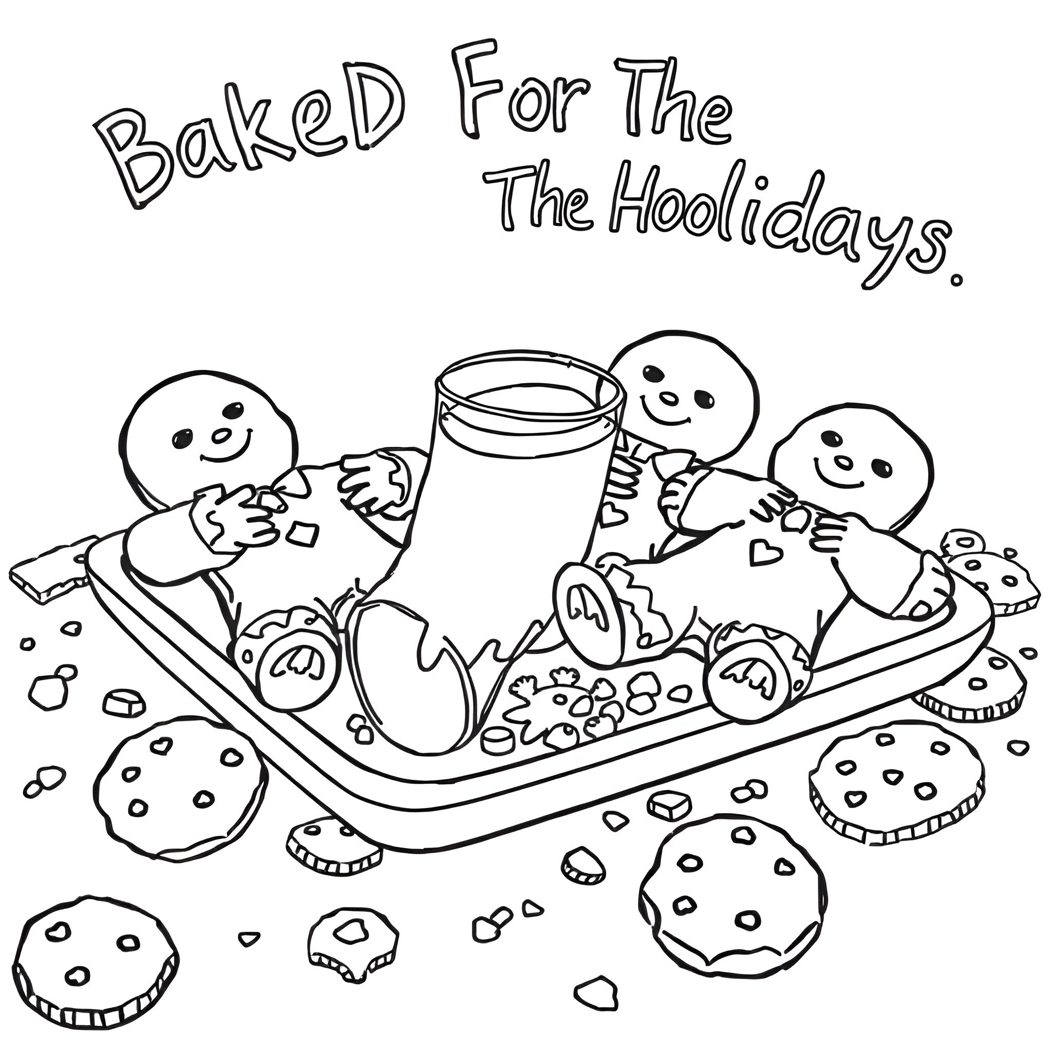 Best Gingerbread Coloring Pages (Free Printable PDF)