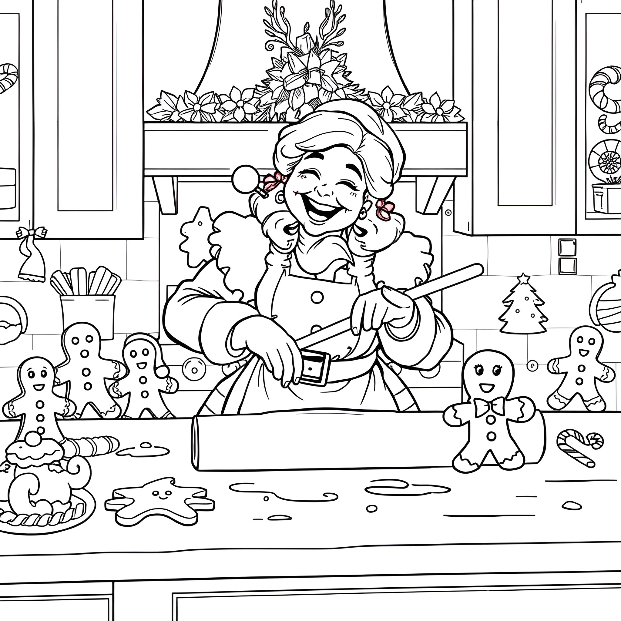 4 Best Mrs. Claus Coloring Pages (Free Printable PDFs)