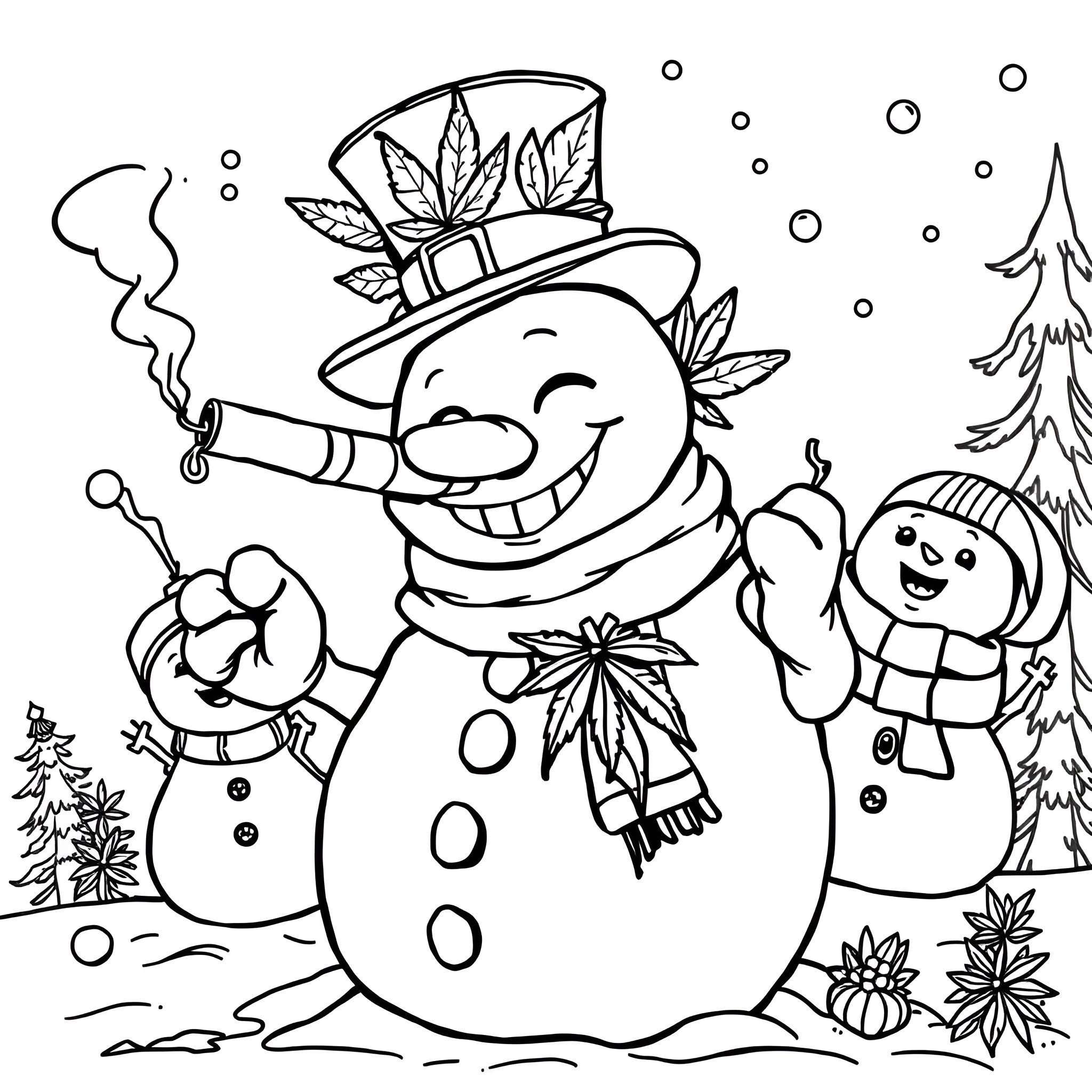 13 Best Snowman Coloring Pages (Free Printable PDFs)