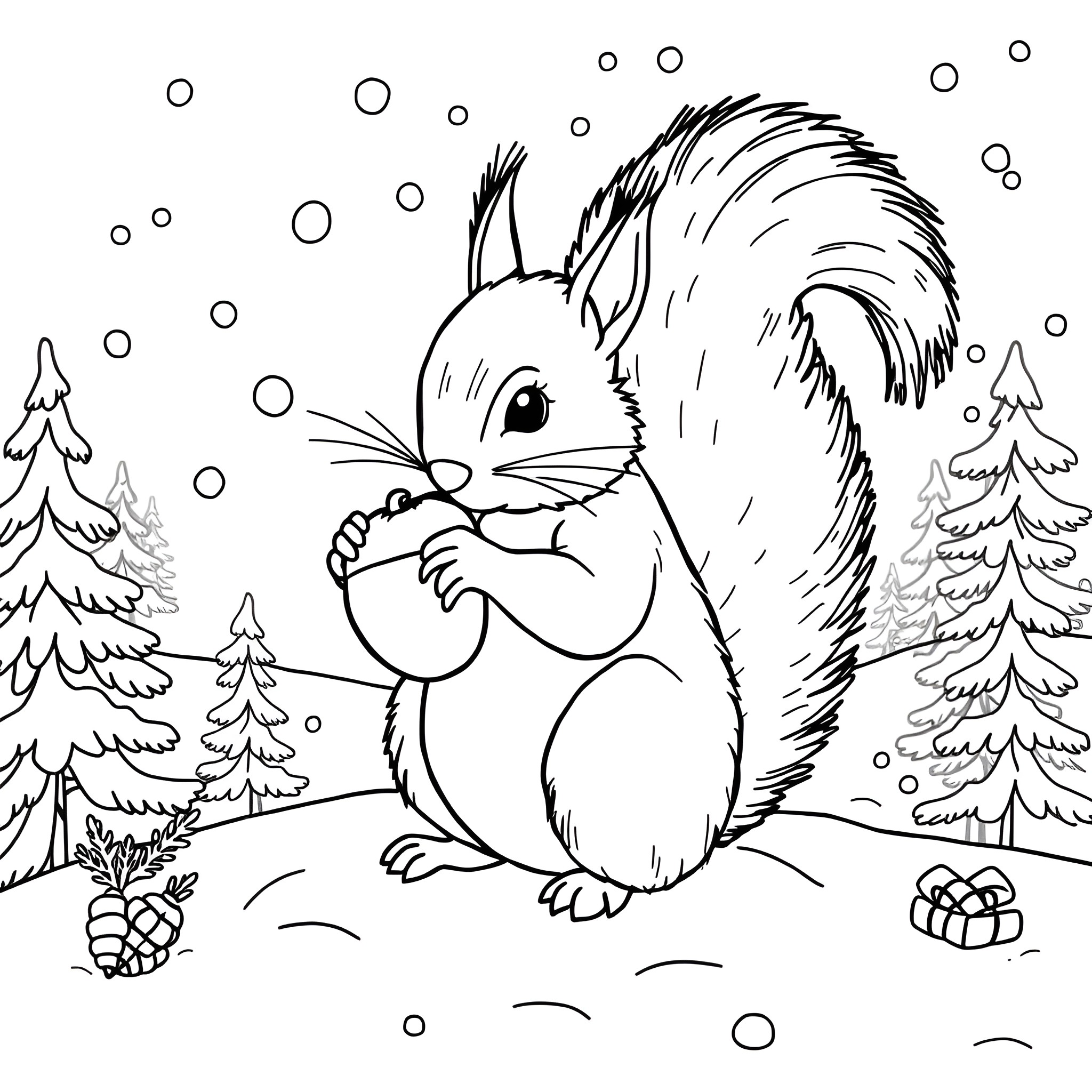 174 Best Squirrel Coloring Pages (Free Printable PDFs)