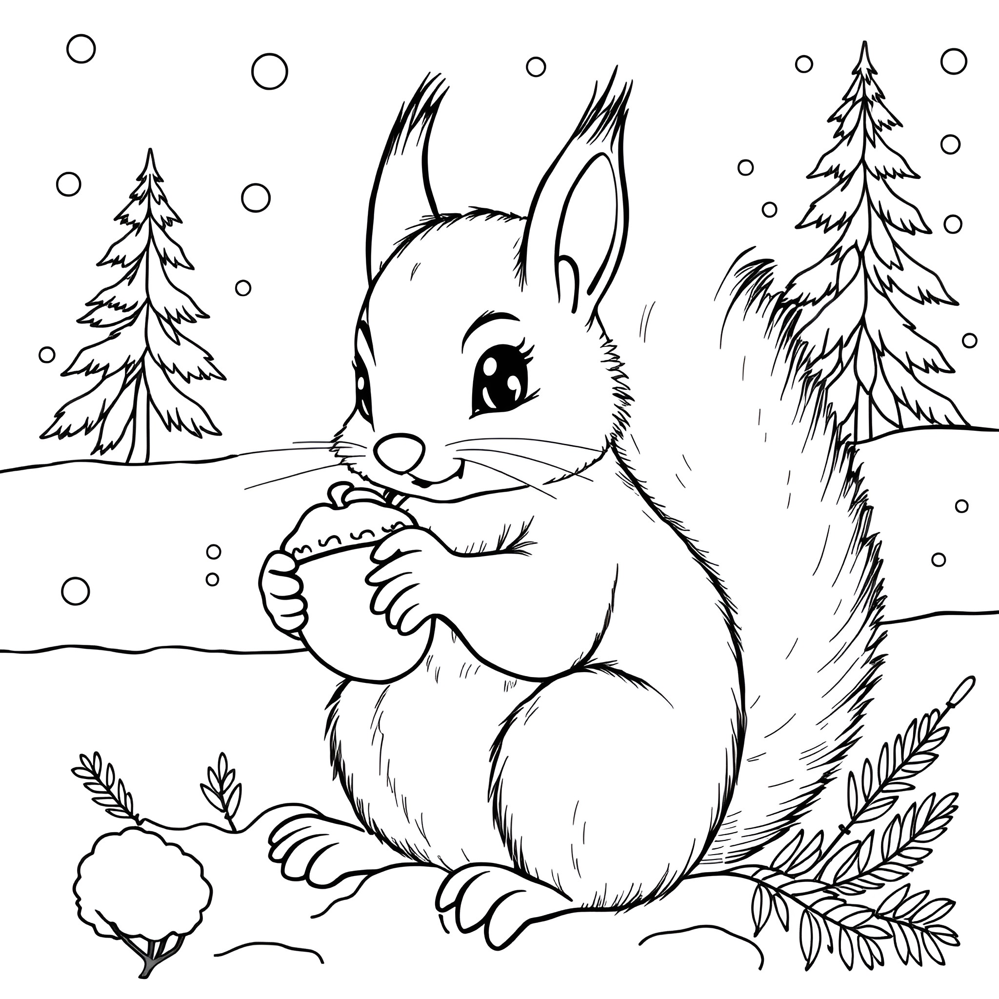 210 Best Squirrel Coloring Pages (Free Printable PDFs)