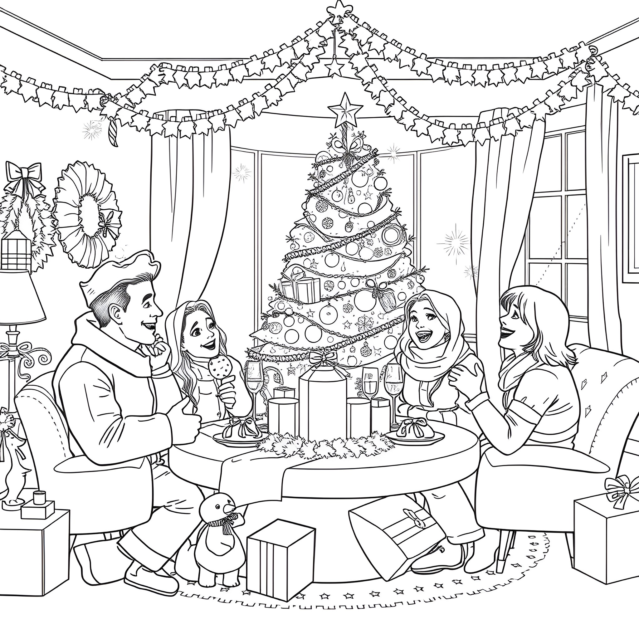 Best Christmas Coloring Pages (Free Printable PDF)