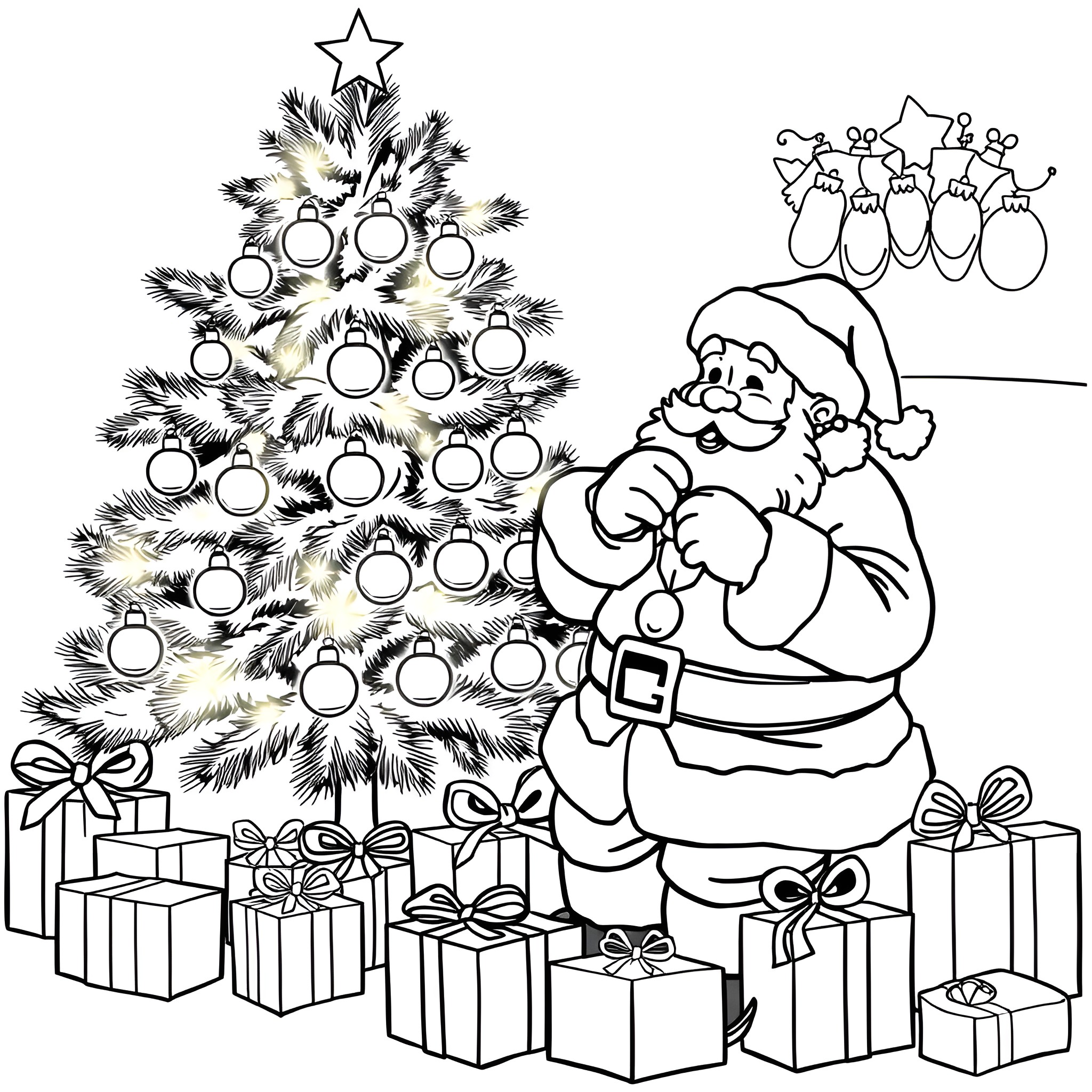 Best Christmas Tree Coloring Pages (Free Printable PDF)